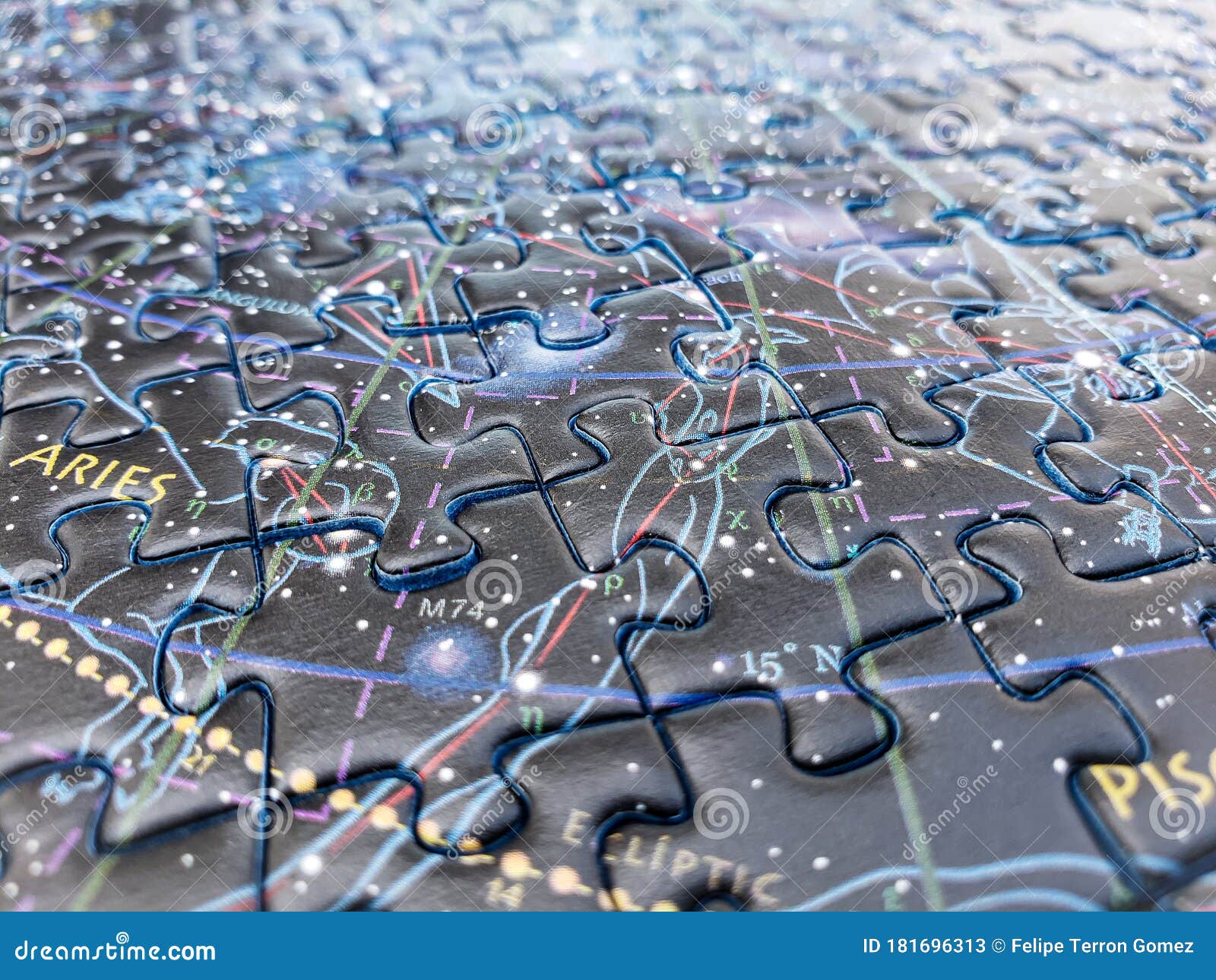 Pieces of a Complete Universe Puzzle Jigsaw Editorial Stock Photo ...