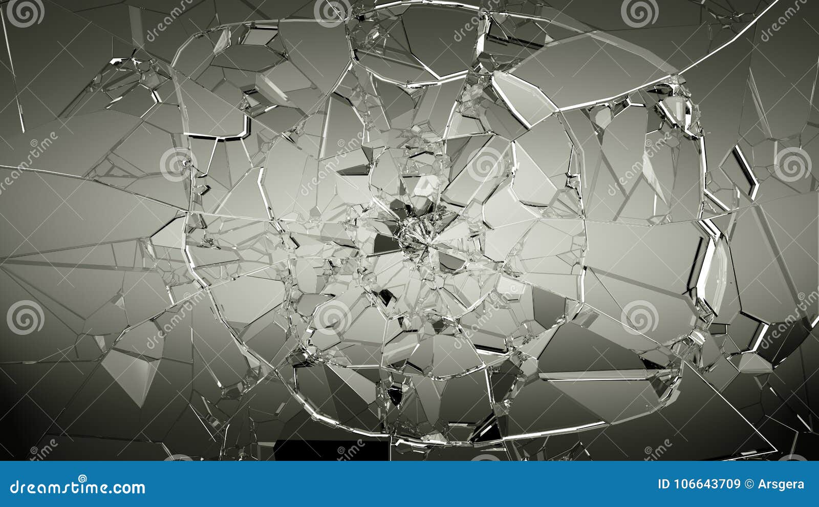 Cracked Glass Effect On Transparent Background. Broken Glass Texture ...