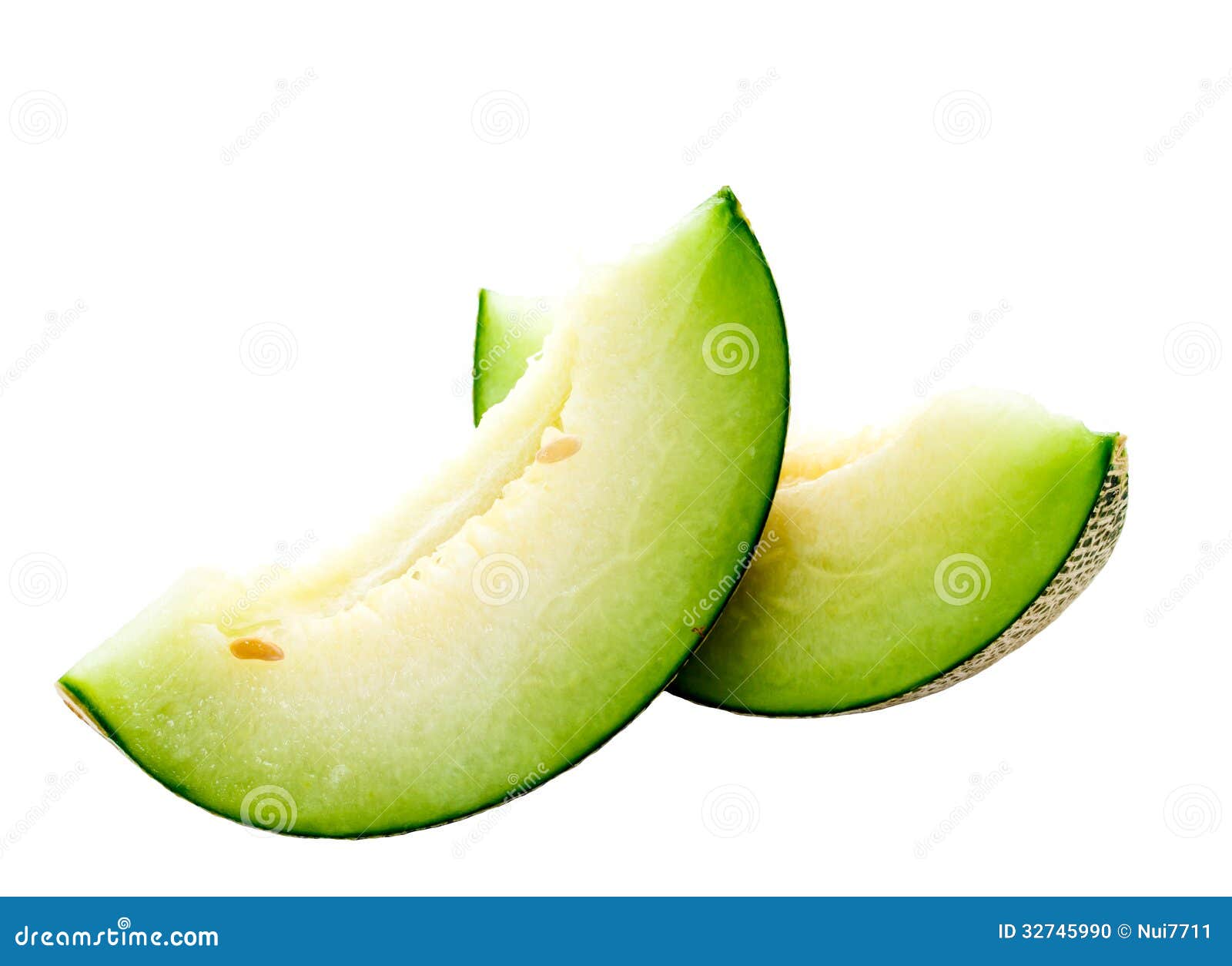 Pieces of cut melon stock photo. Image of food, piece - 32745990