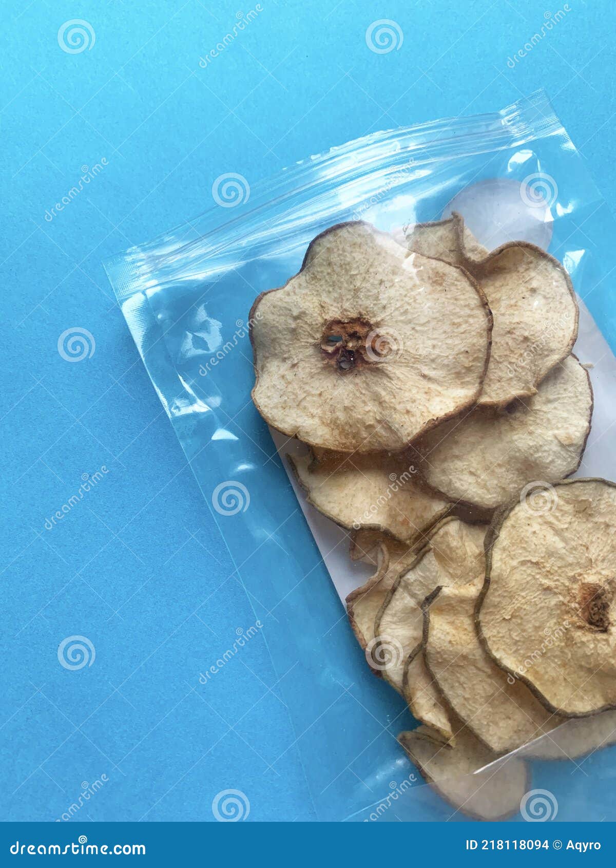 Pieces of Dried Pear in Plastic Packaging Stock Photo - Image of pack ...