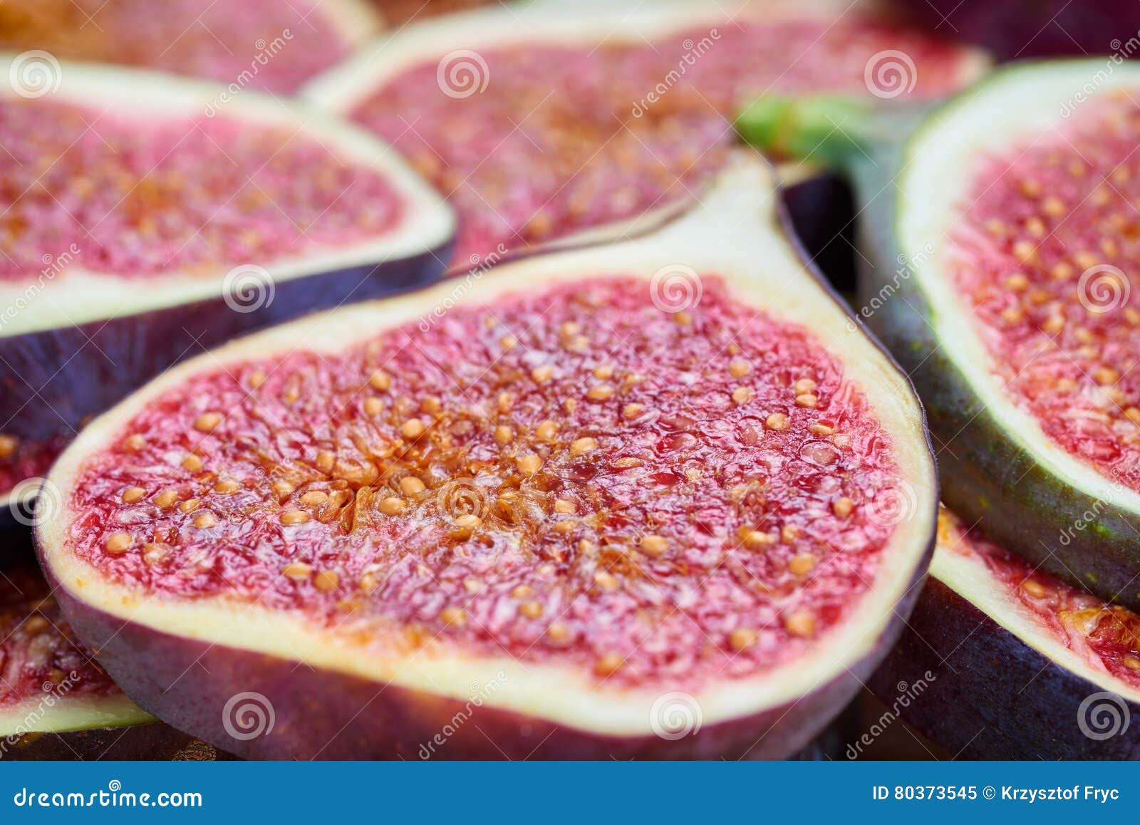 Pieces of Fig on a Stone Board Stock Image - Image of board, horizontal ...