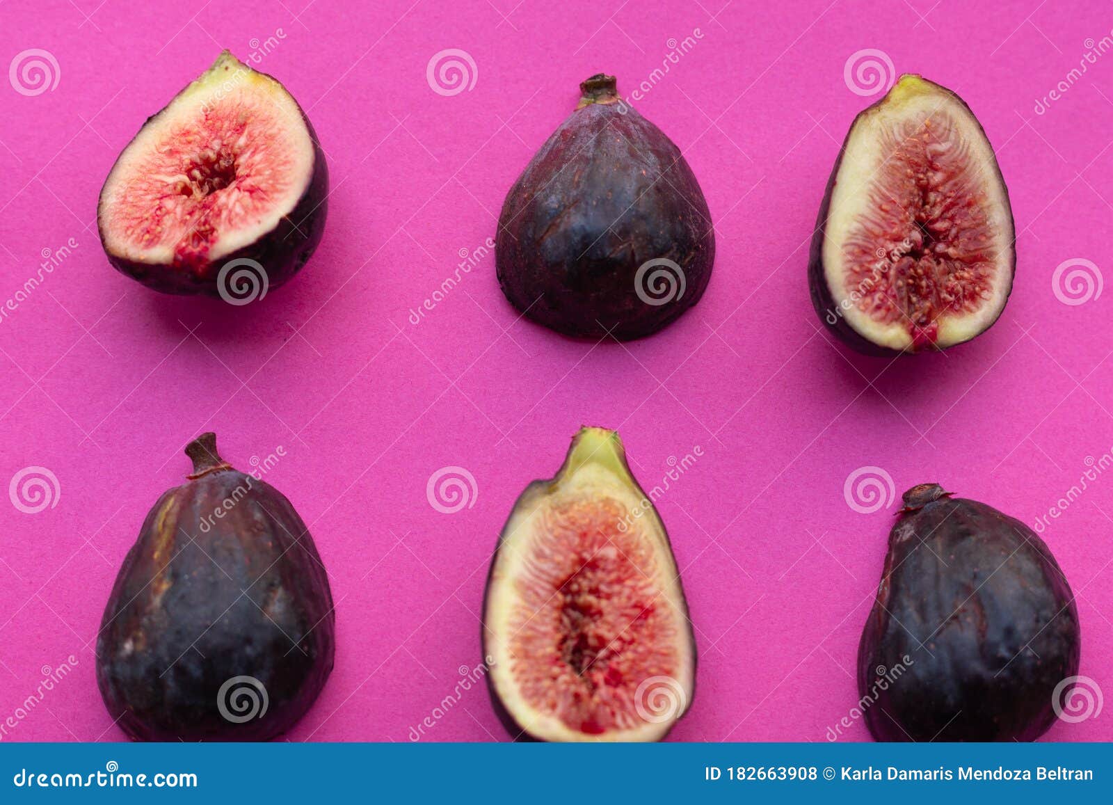 Pieces of Fig on a Table, Ideal To Recommend for Some Diets or Meals ...