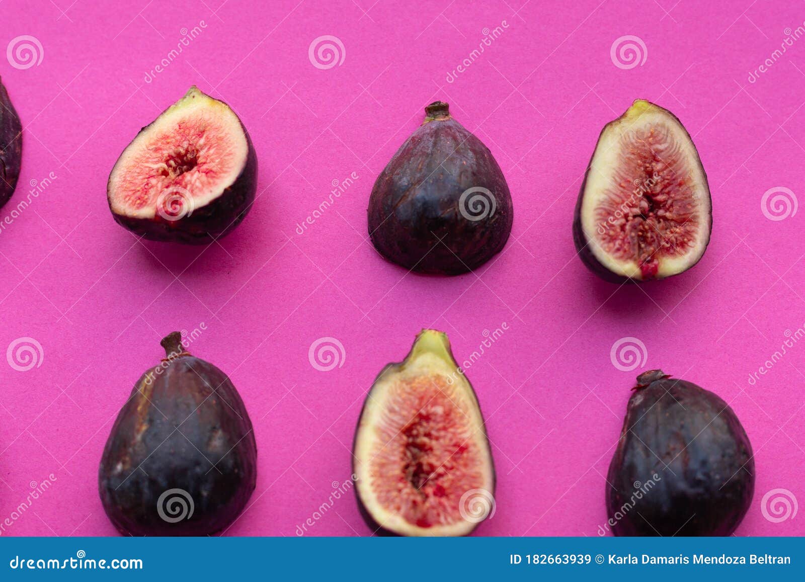 Pieces of Fig on a Table, Ideal To Recommend for Some Diets or Meals ...
