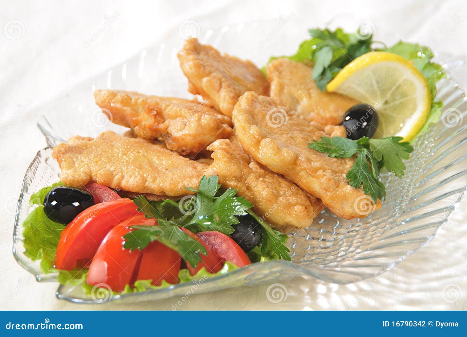 Pieces of fish filet stock photo. Image of meal, horizontal - 16790342