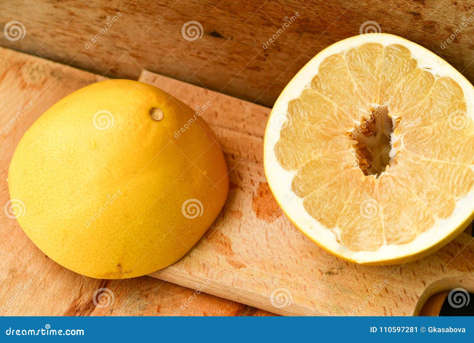 Pomelo Fruit stock image. Image of citrus, culinary - 110597281