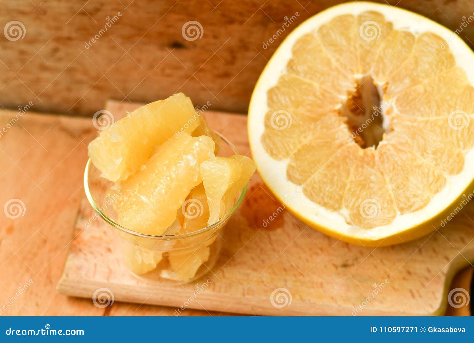 Pomelo Fruit stock image. Image of citrus, blue, close - 110597271
