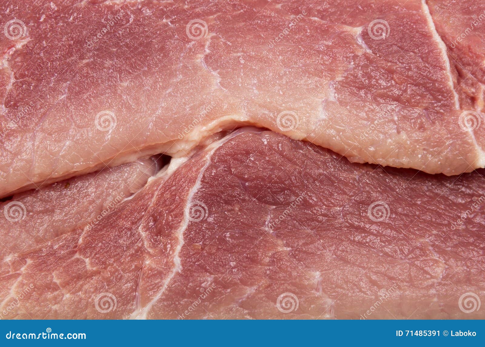 Pieces Fresh Raw Pork Meat Close-up. Texture. Stock Image - Image of ...