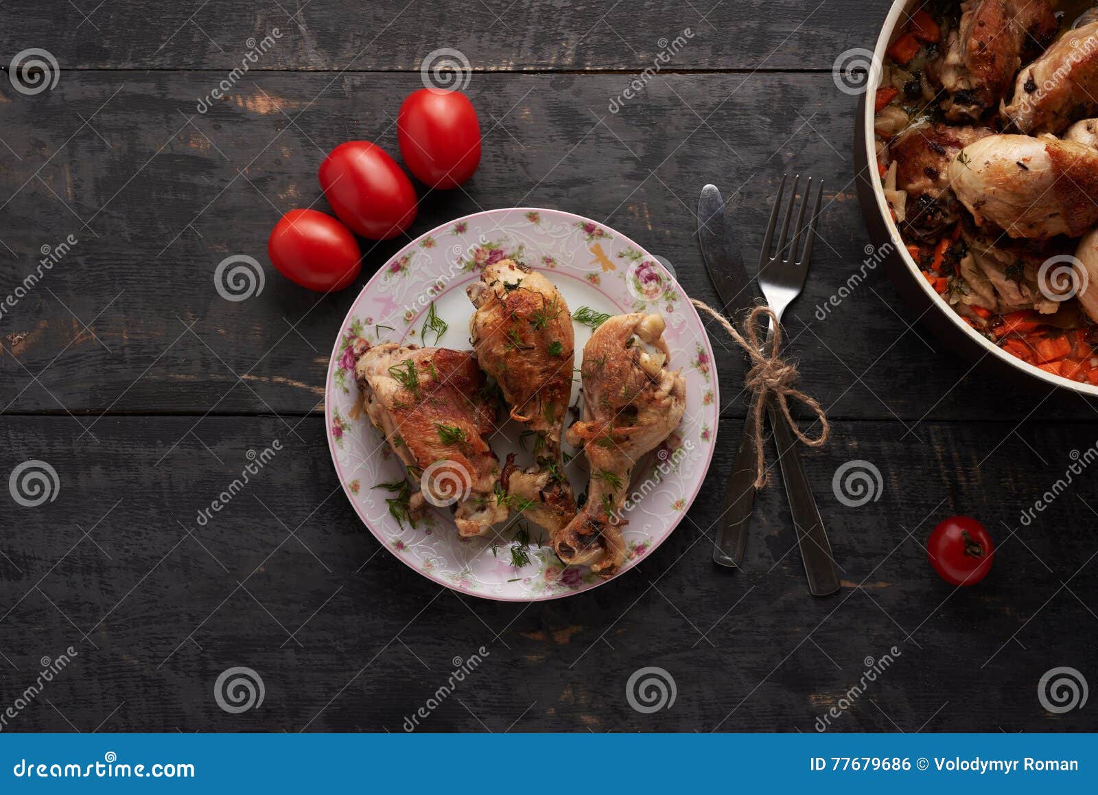 Pieces of Fried Chicken on a Plate Stock Photo - Image of dish, gourmet ...