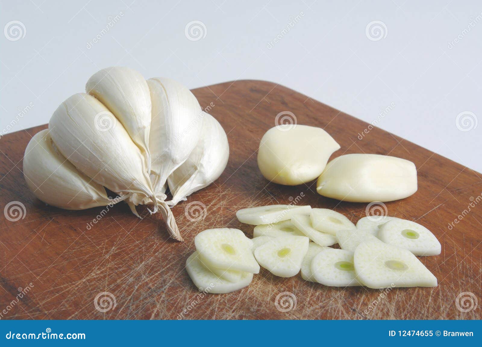 Pieces of Garlic stock image. Image of oven, pizza, bread - 12474655