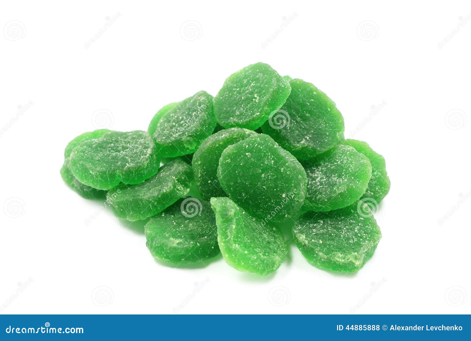 Pieces of green jelly stock photo. Image of sugar, color - 44885888