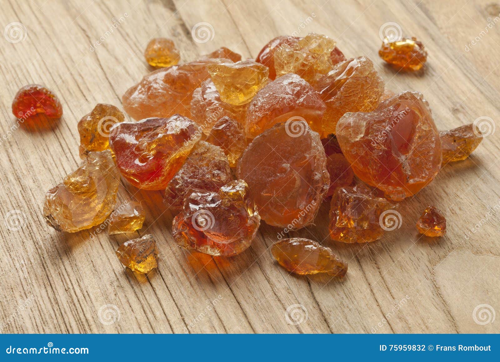 Pieces of Gum arabic stock photo. Image of edible, fixative - 75959832