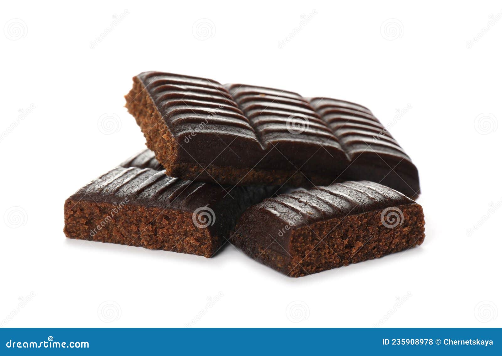 Pieces of Hematogen Bar on White Background Stock Photo - Image of ...