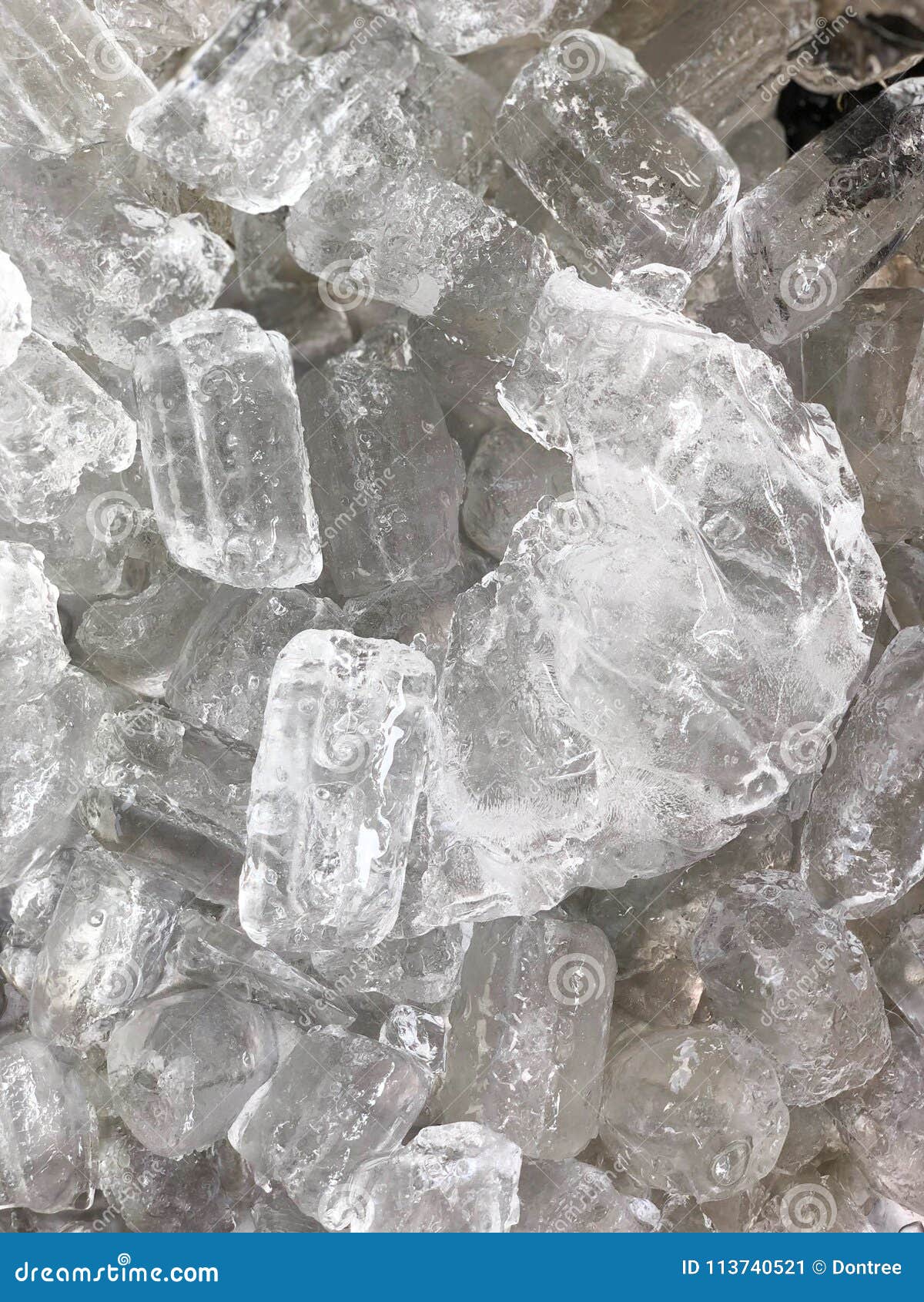 Pieces of ice cubes stock image. Image of cocktail, beer - 113740521