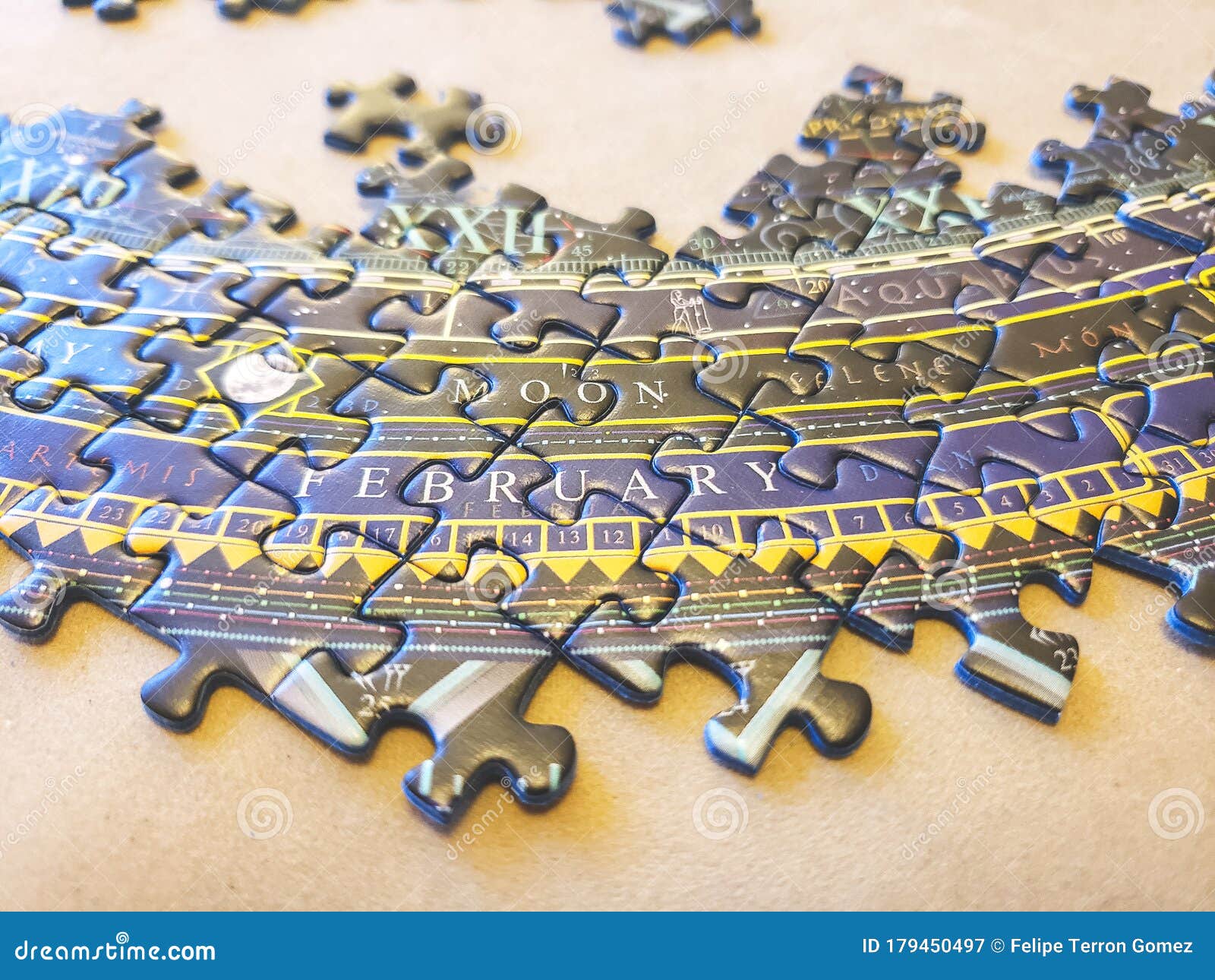 Pieces of an Incomplete Puzzle Jigsaw Stock Image - Image of chaos ...