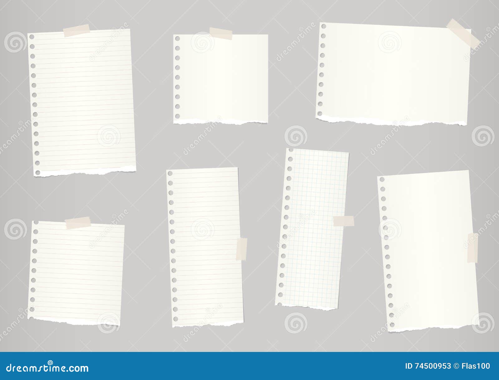 Torn Notebook Paper Pieces Realistic Vector | CartoonDealer.com #109956182 Torn Notebook Paper Pieces Realistic Vector | CartoonDealer.com #109956182
