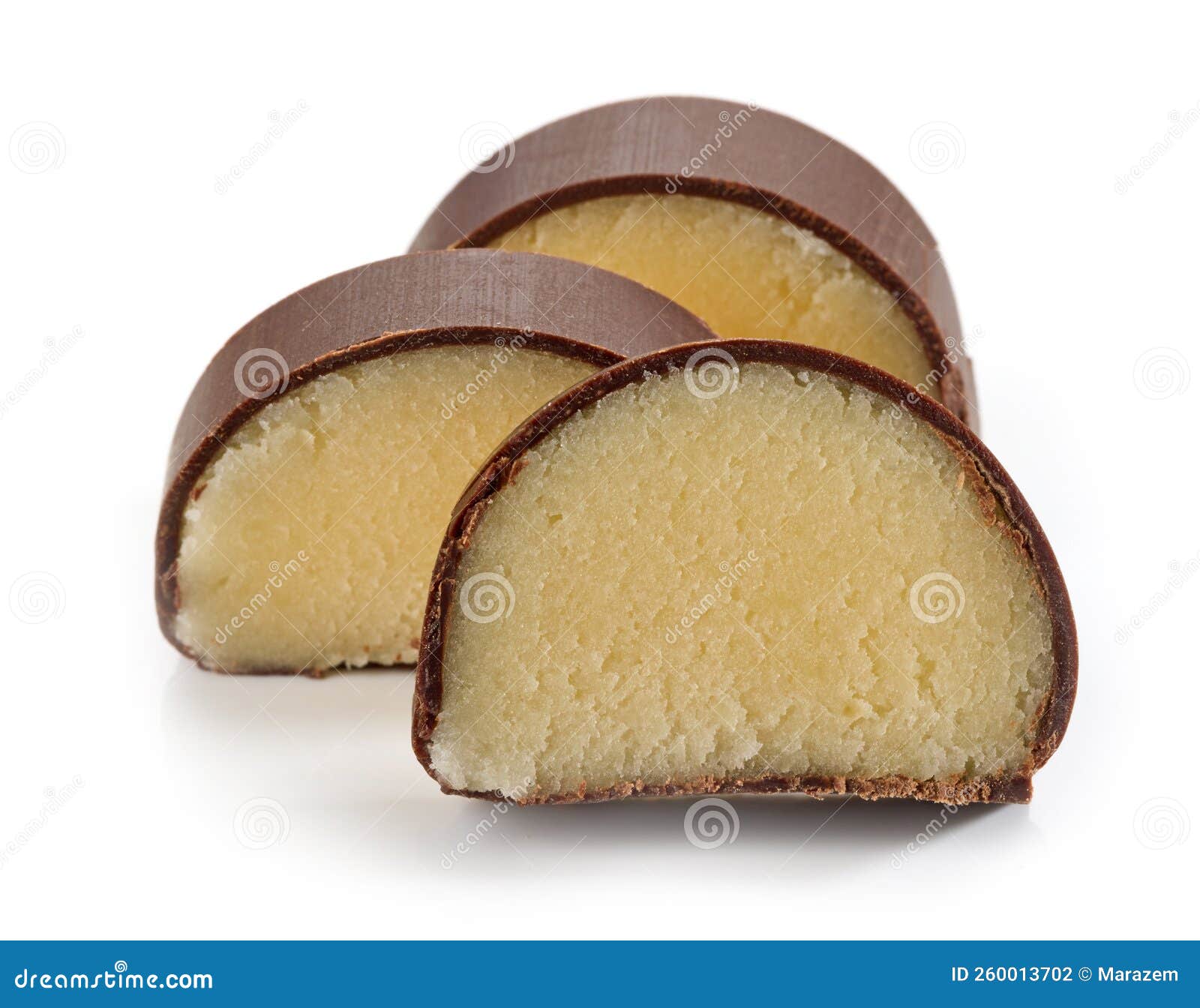 Pieces of marzipan stock photo. Image of ingredient - 260013702