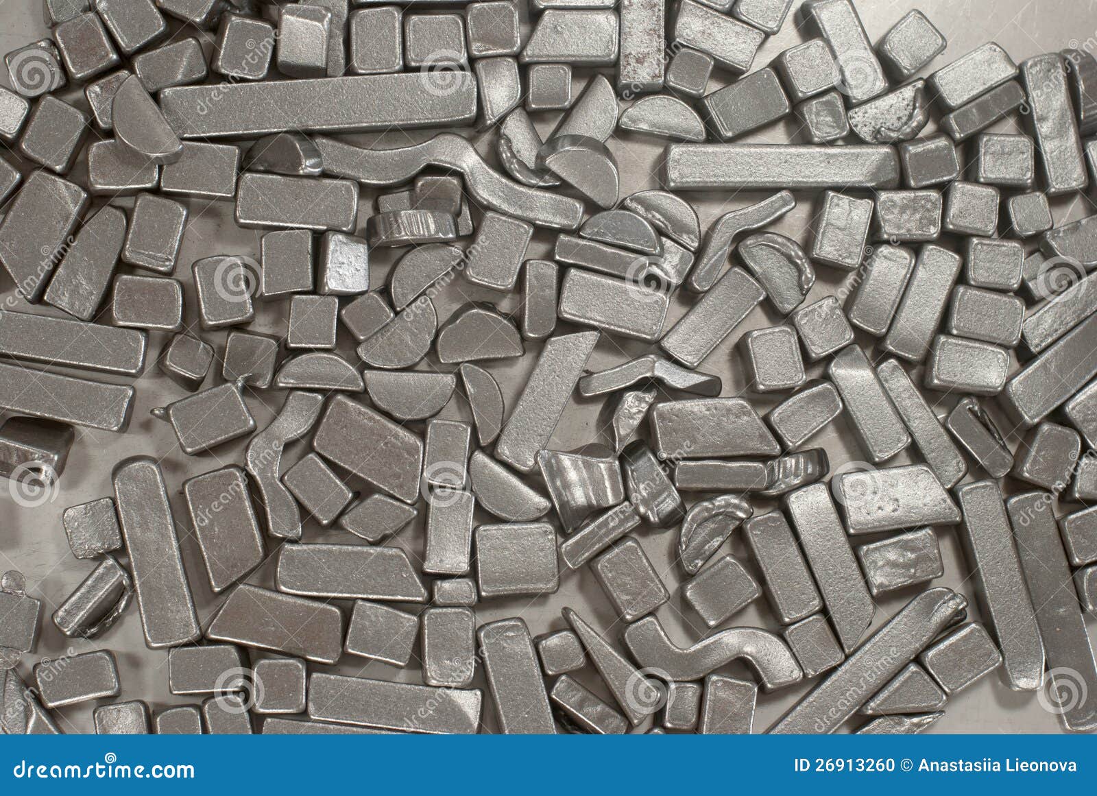 Pieces of metallic parts stock photo. Image of metal - 26913260