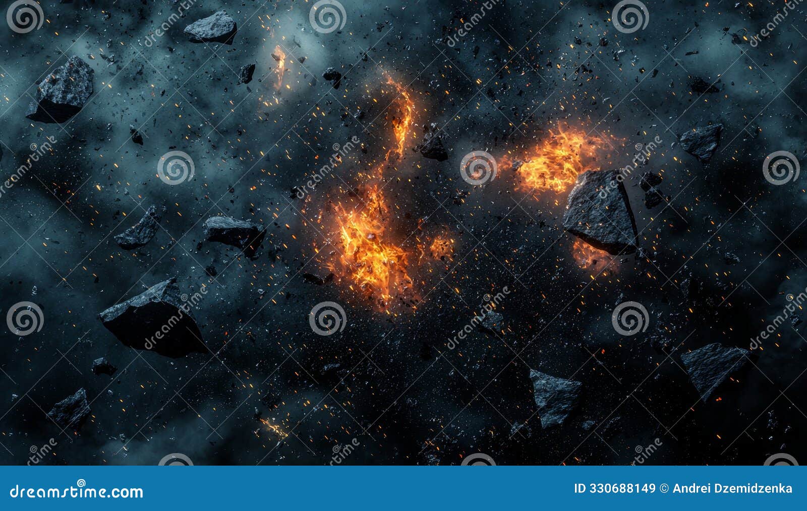 Pieces of Meteorites, Fragments of Stone, and Meteorites Exploding ...