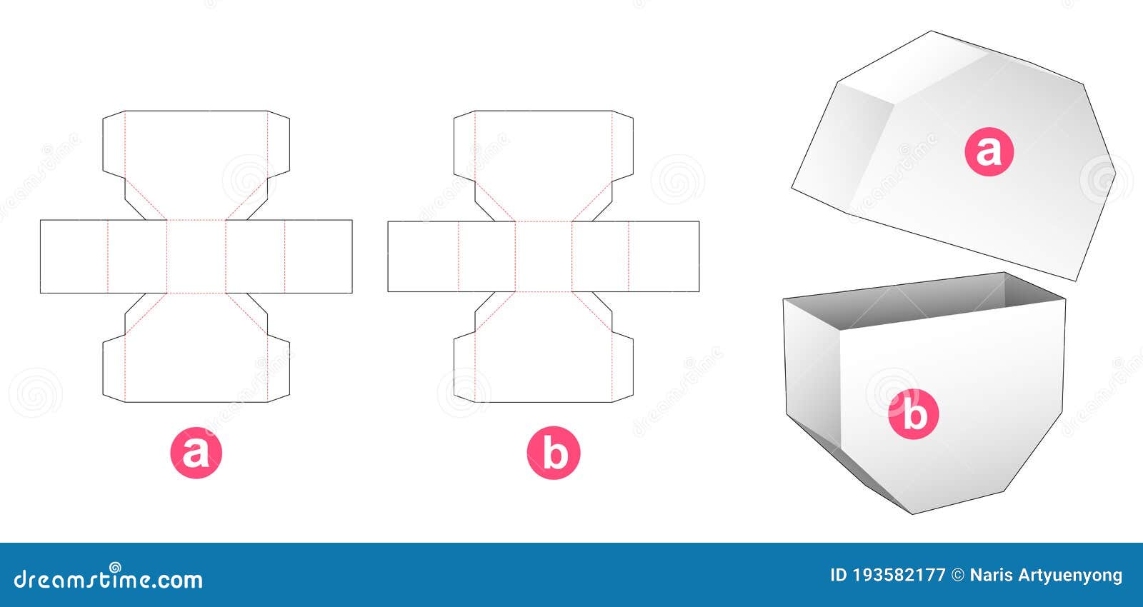 Octagon Box Template