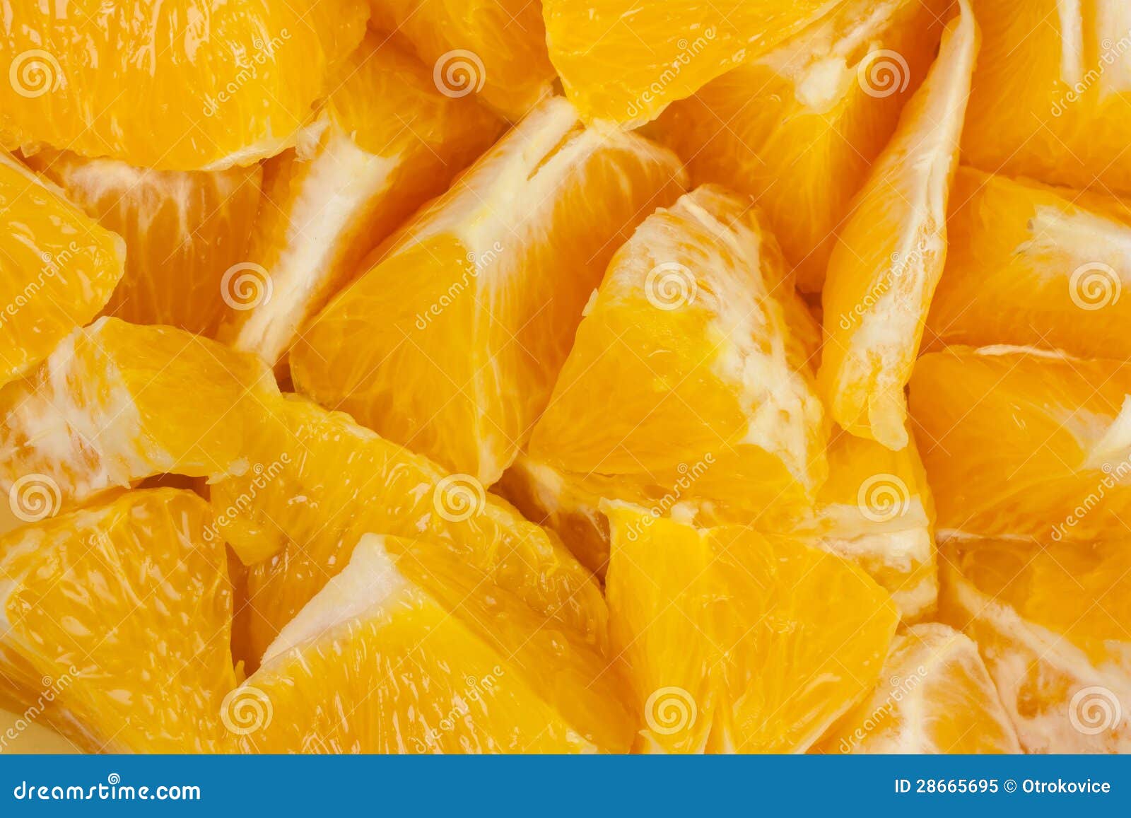 Pieces of oranges stock image. Image of juice, fresh - 28665695