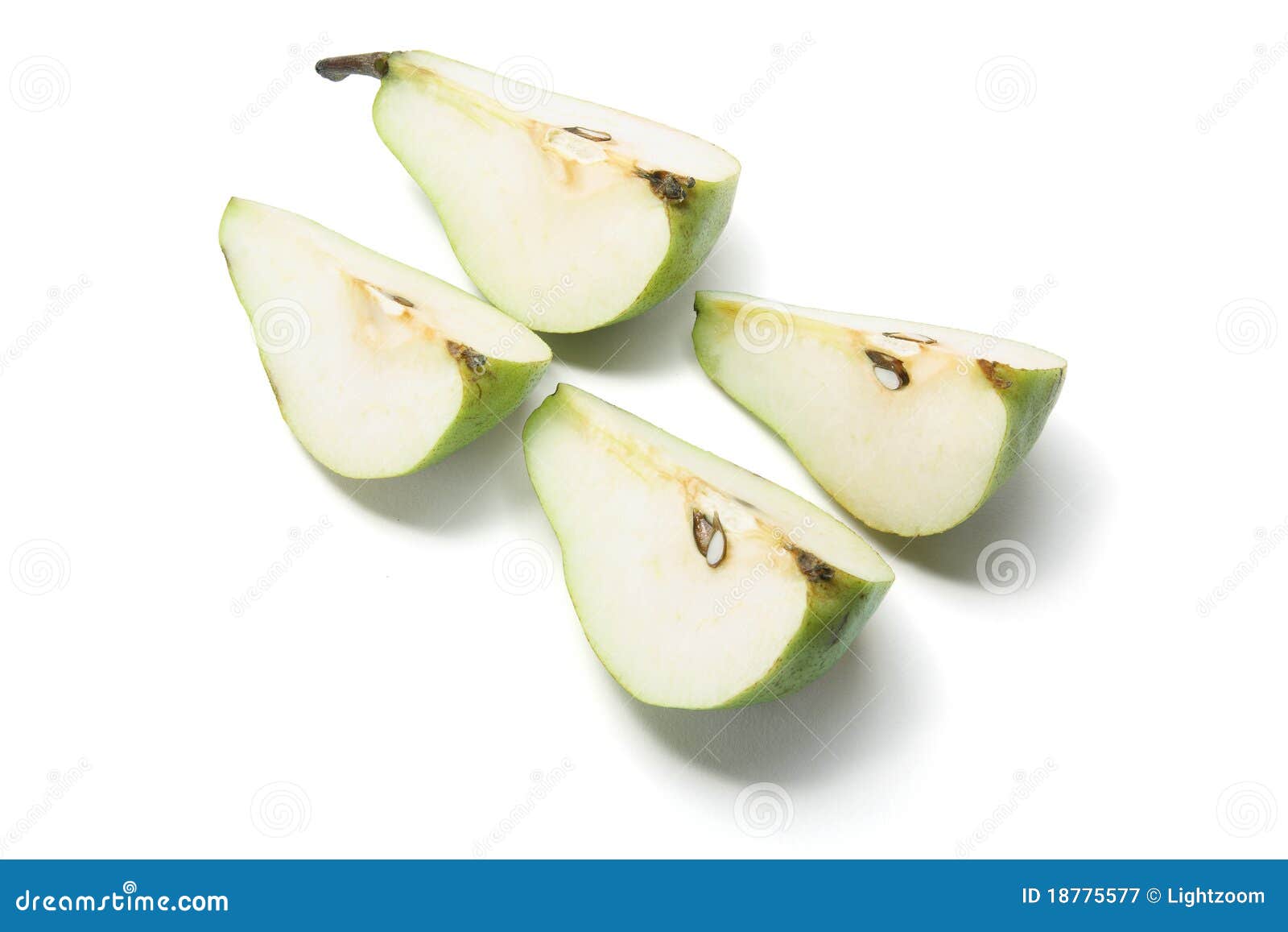 Pieces of Pear stock image. Image of pear, background - 18775577