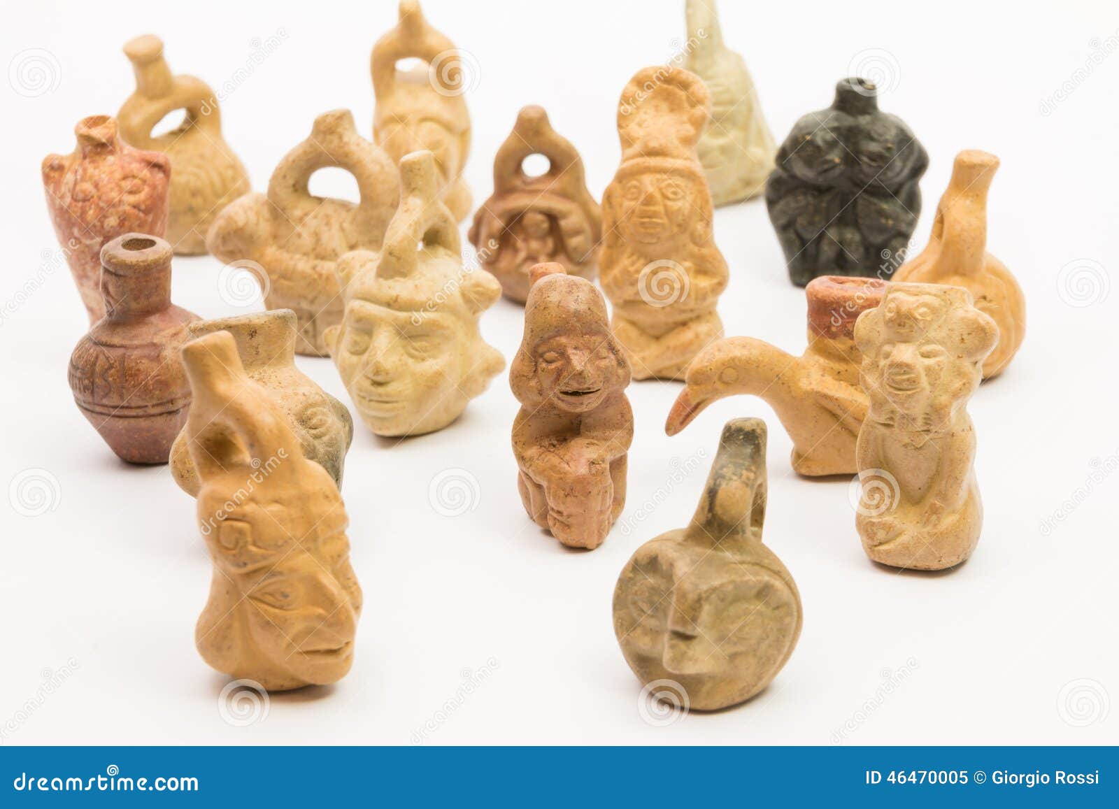 Pre Inca Ceramic Called `Huacos` From Chancay Peruvian Culture. Royalty ...