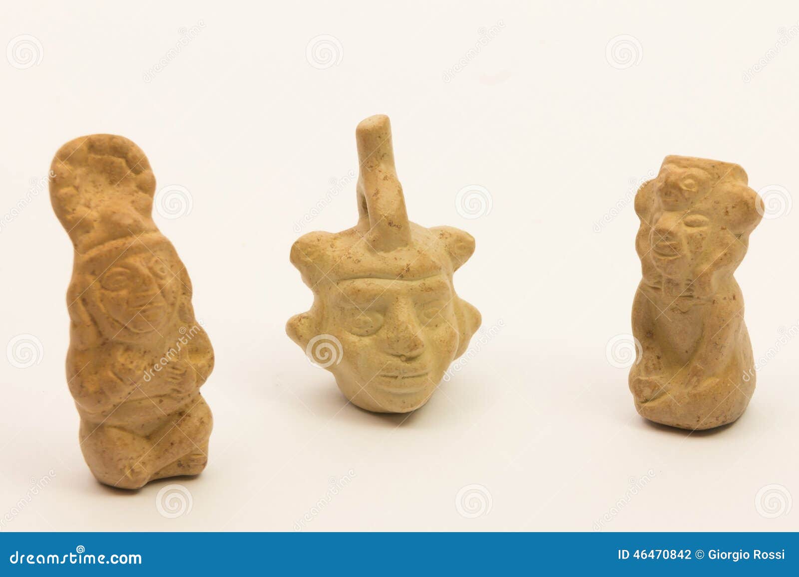 Pieces of Peruvian Pottery, Inca Ceramic Stock Photo - Image of mochica ...