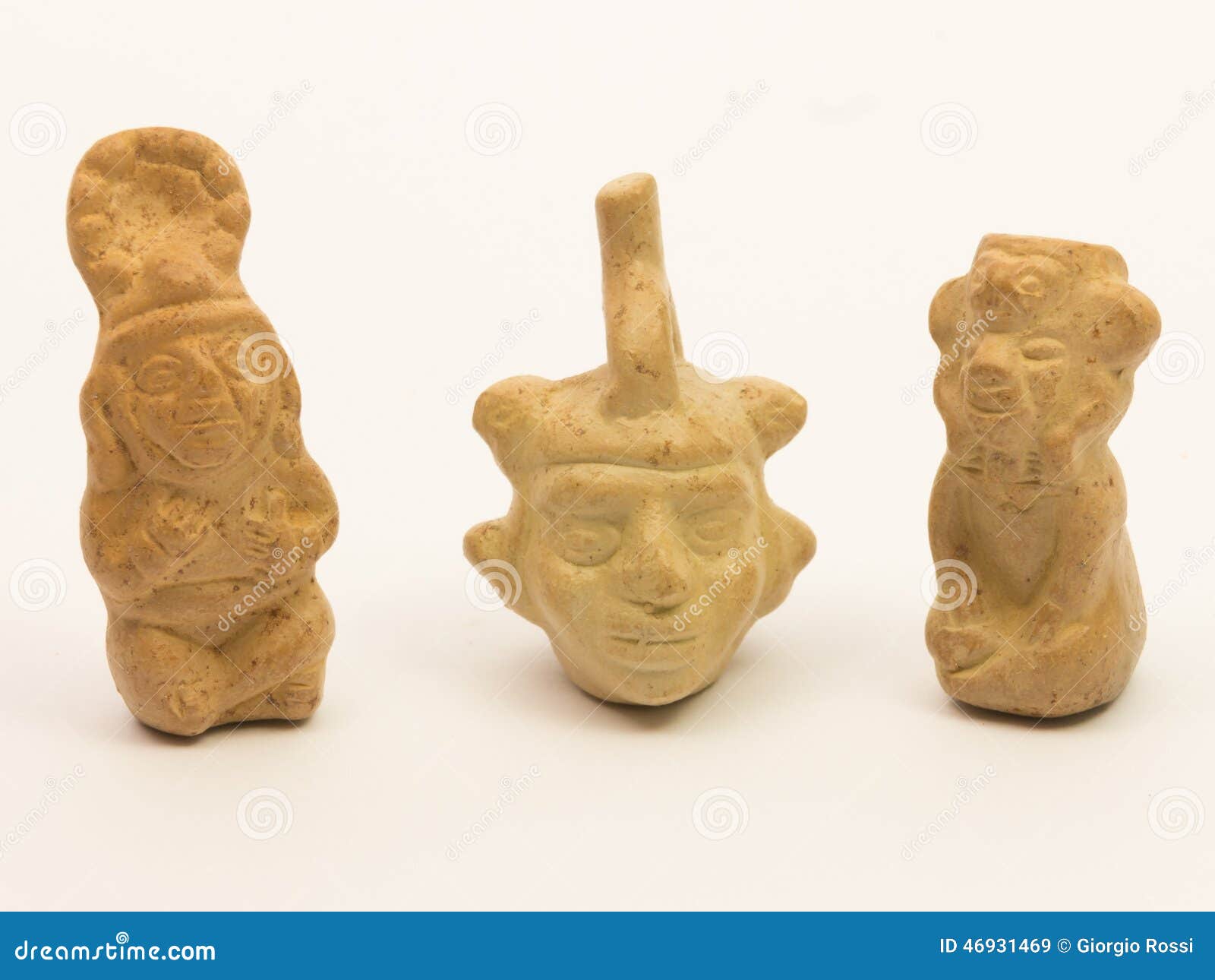 Pre Inca Ceramic Called `Huacos` From Chancay Peruvian Culture. Stock ...