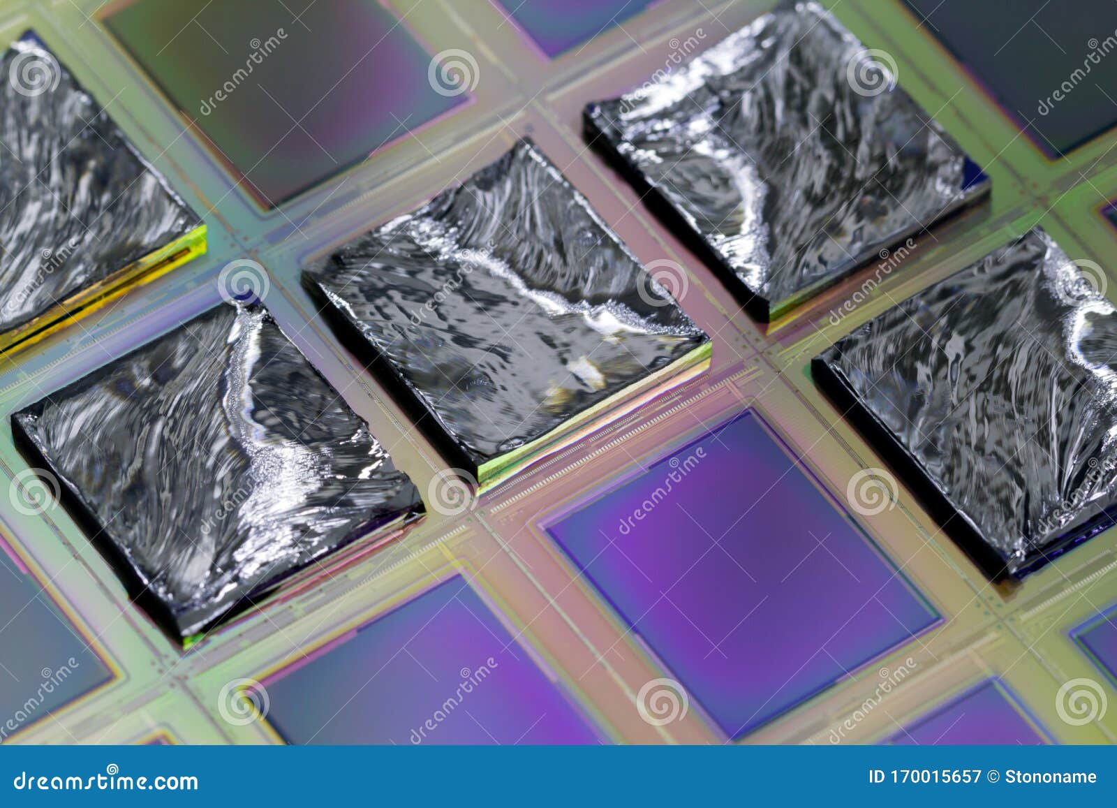 Pieces of Polycrystalline Silicon Integrated on a Polysilicon Substrate ...