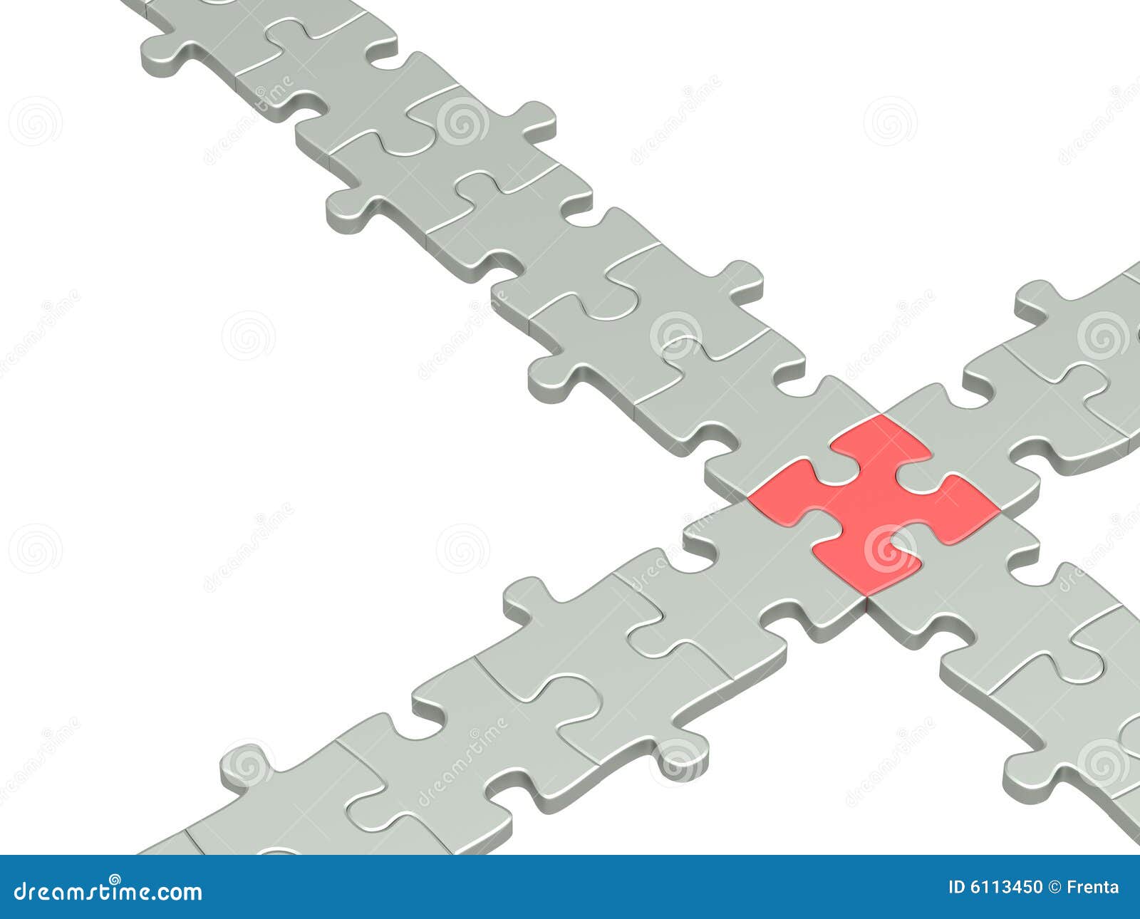 Pieces of a Puzzle Combined Together Stock Illustration - Illustration ...