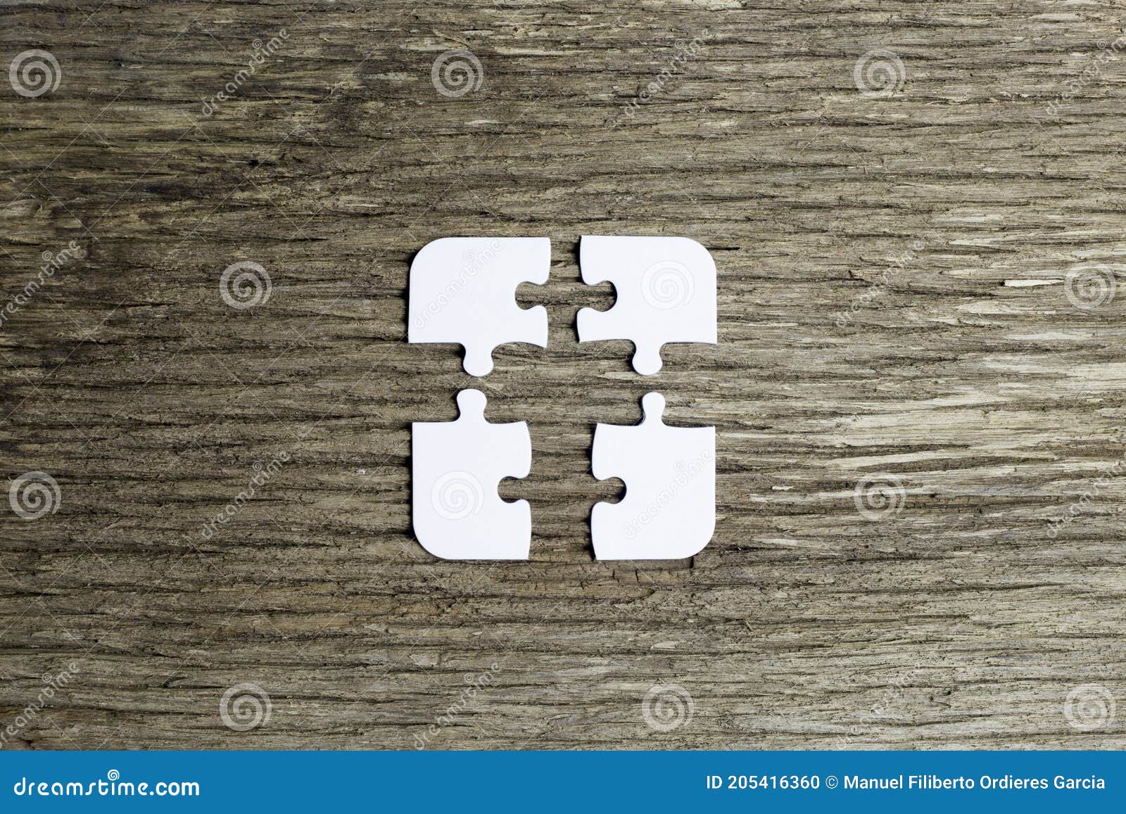 4 Pieces of a Puzzle Do Not Fit Together Causing a Difficult Problem To ...