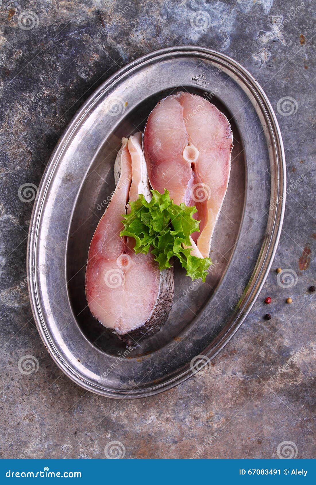 Pieces of raw white fish stock image. Image of background - 67083491