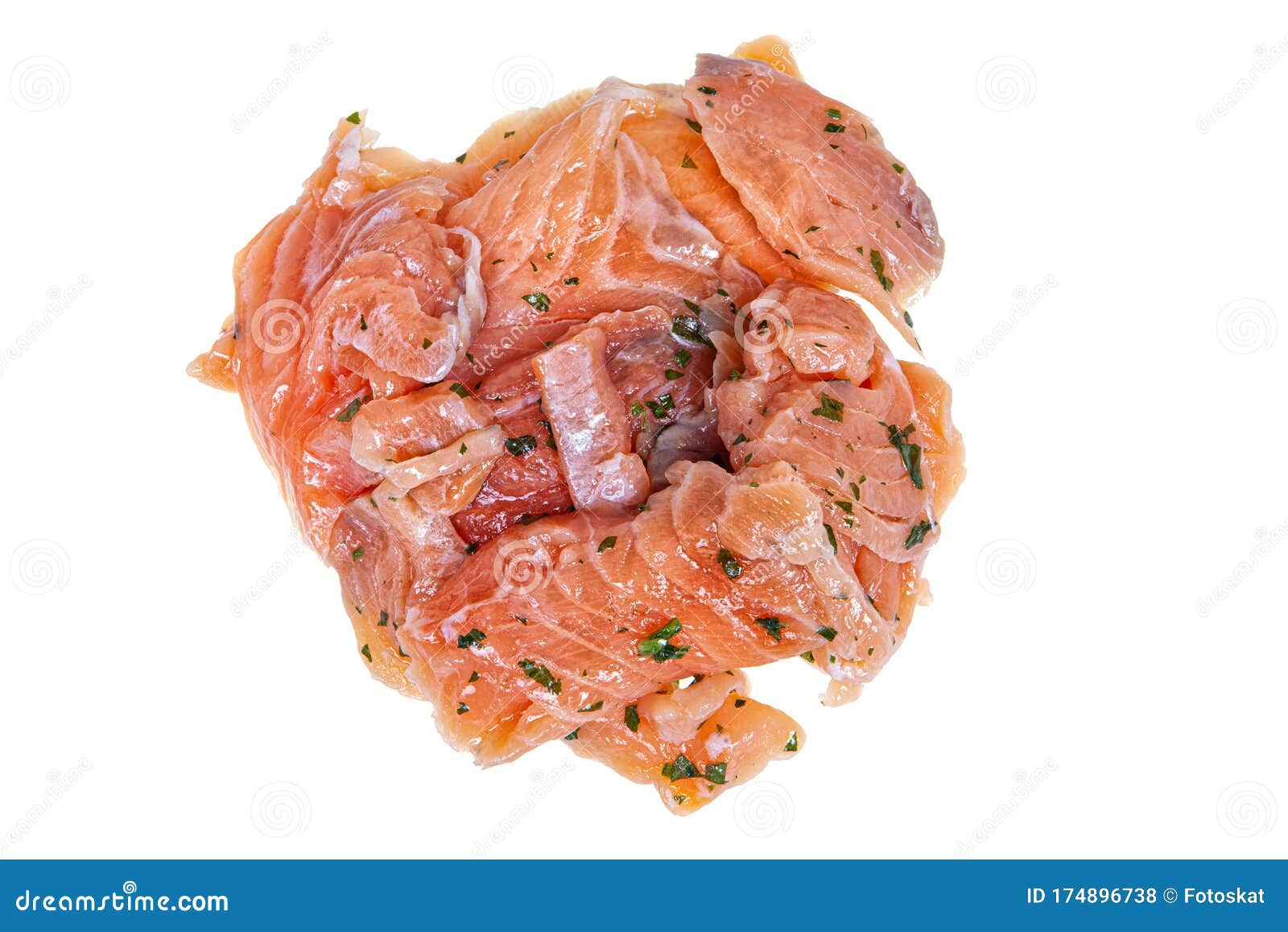 Pieces of Red Fish stock photo. Image of bavaria, isolated - 174896738
