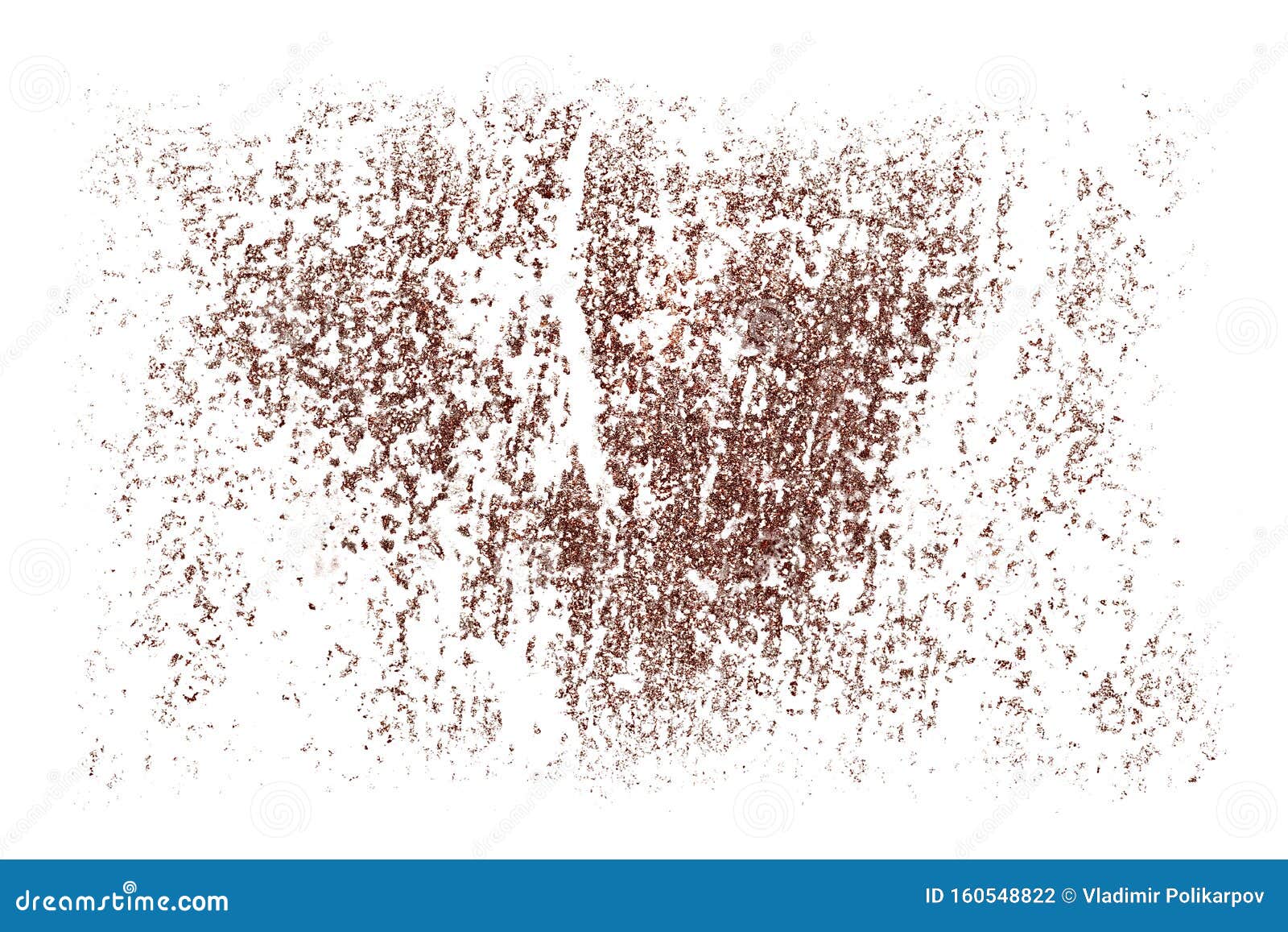 Pieces of Rust Isolated on a White Background Stock Photo - Image of ...