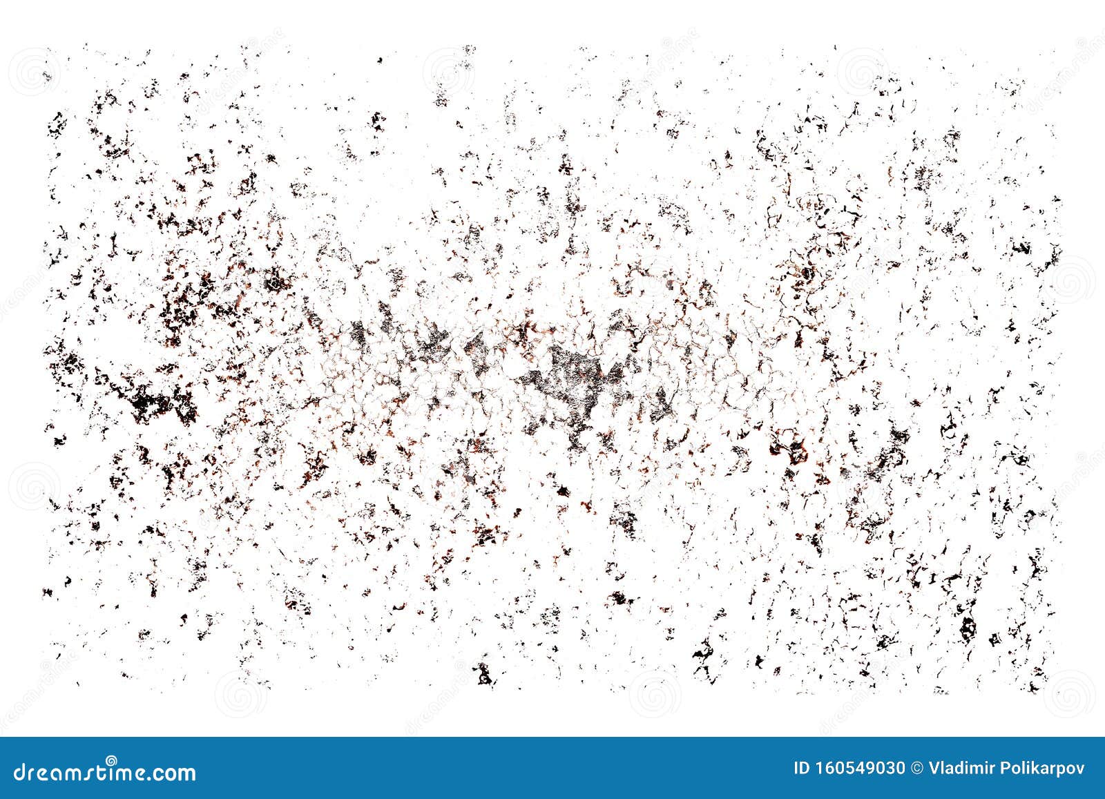 Pieces of Rust Isolated on a White Background Stock Photo - Image of ...