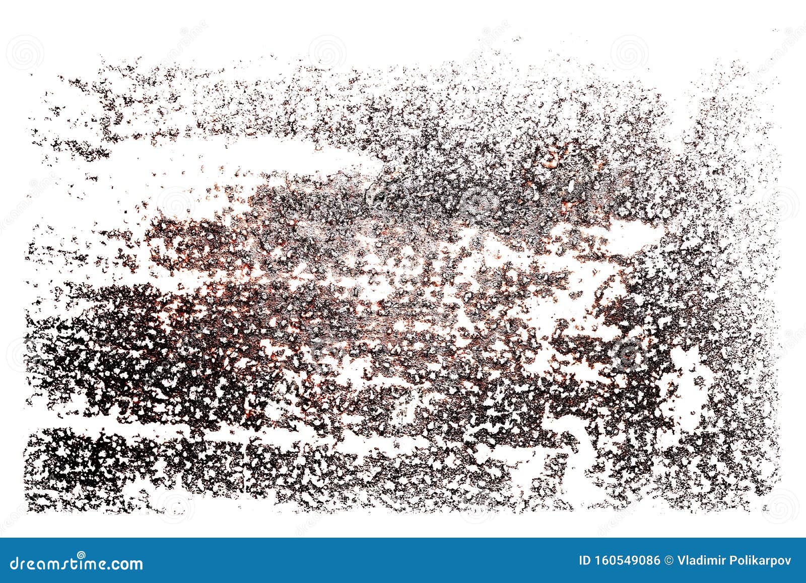 Pieces of Rust Isolated on a White Background Stock Photo - Image of ...