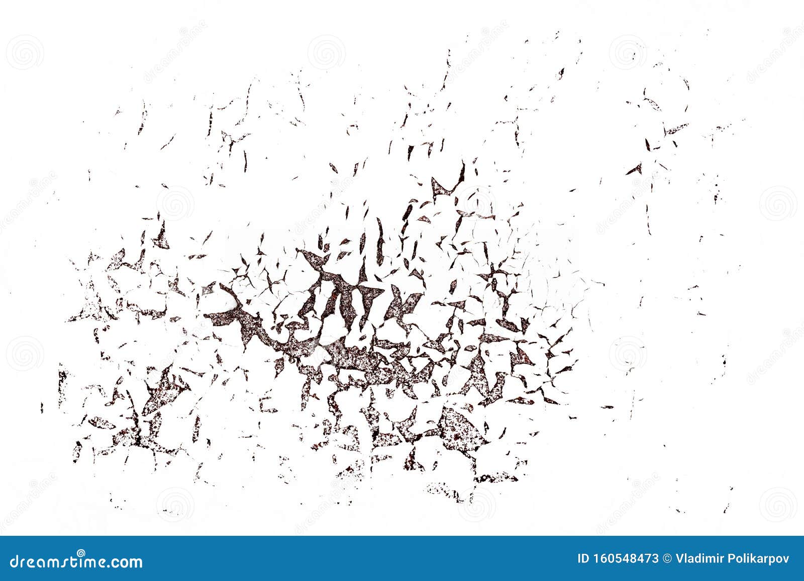 Pieces of Rust Isolated on a White Background Stock Image - Image of ...