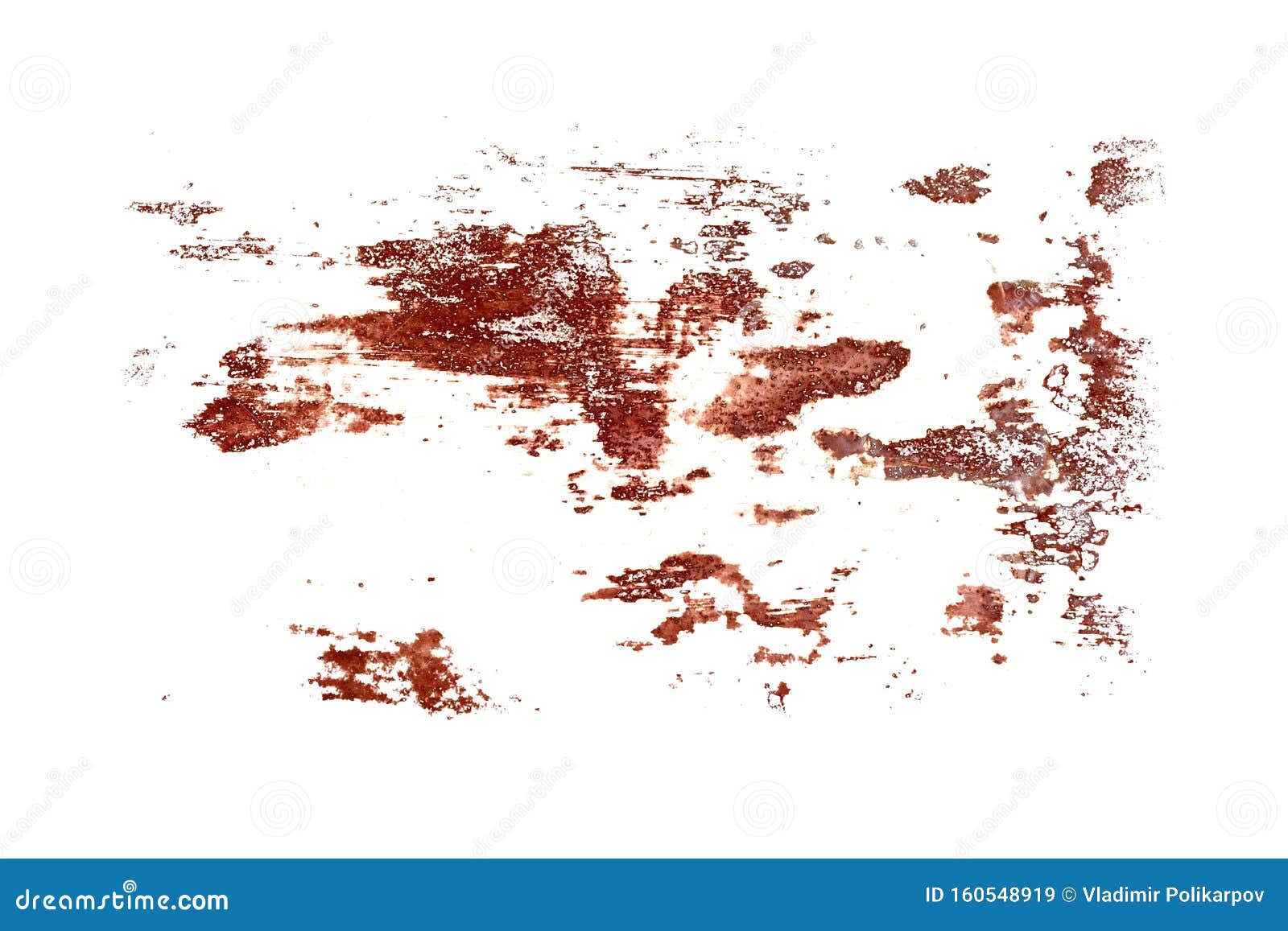 Pieces of Rust Isolated on a White Background Stock Image - Image of ...