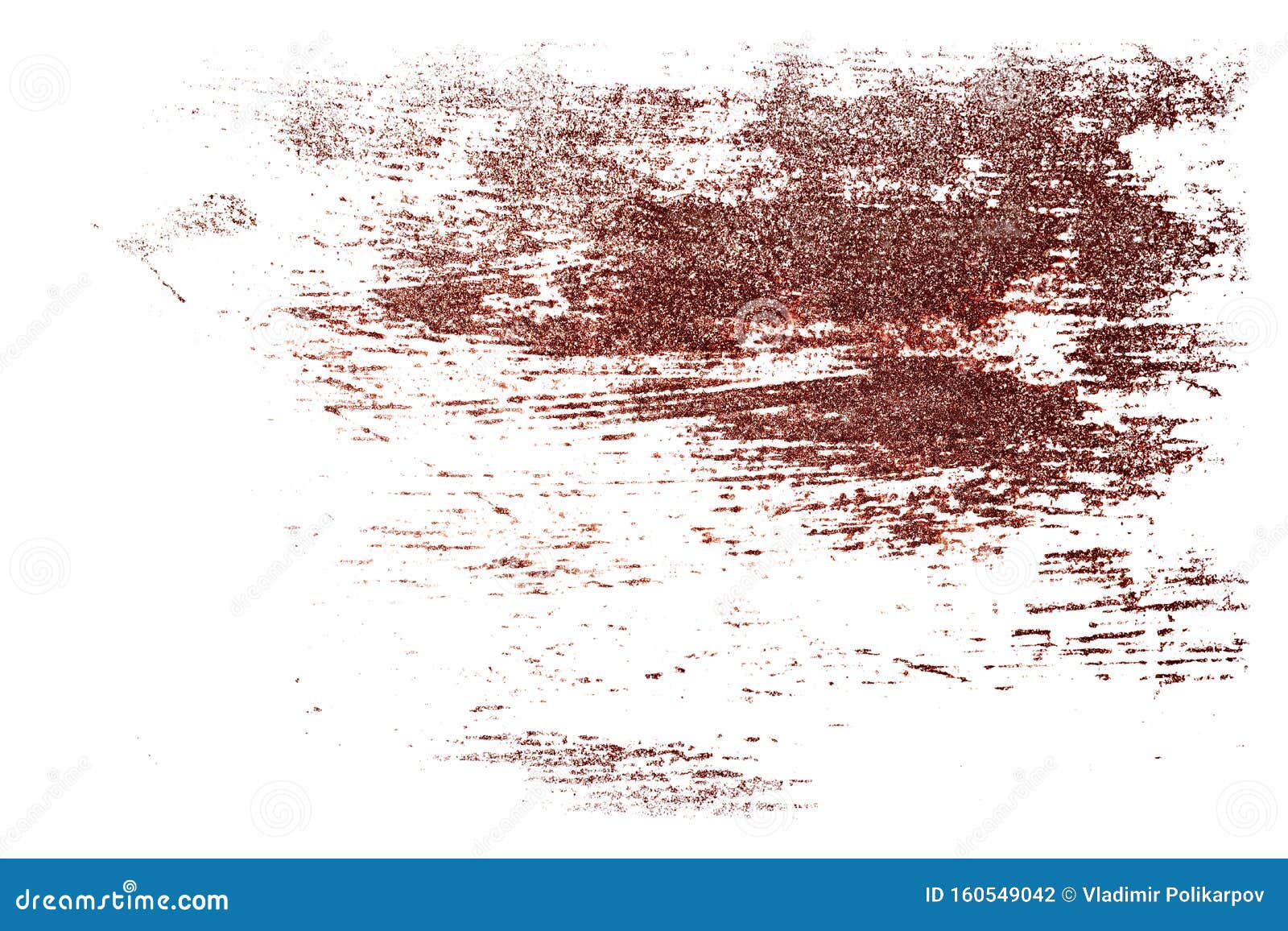 Pieces of Rust Isolated on a White Background Stock Photo - Image of ...