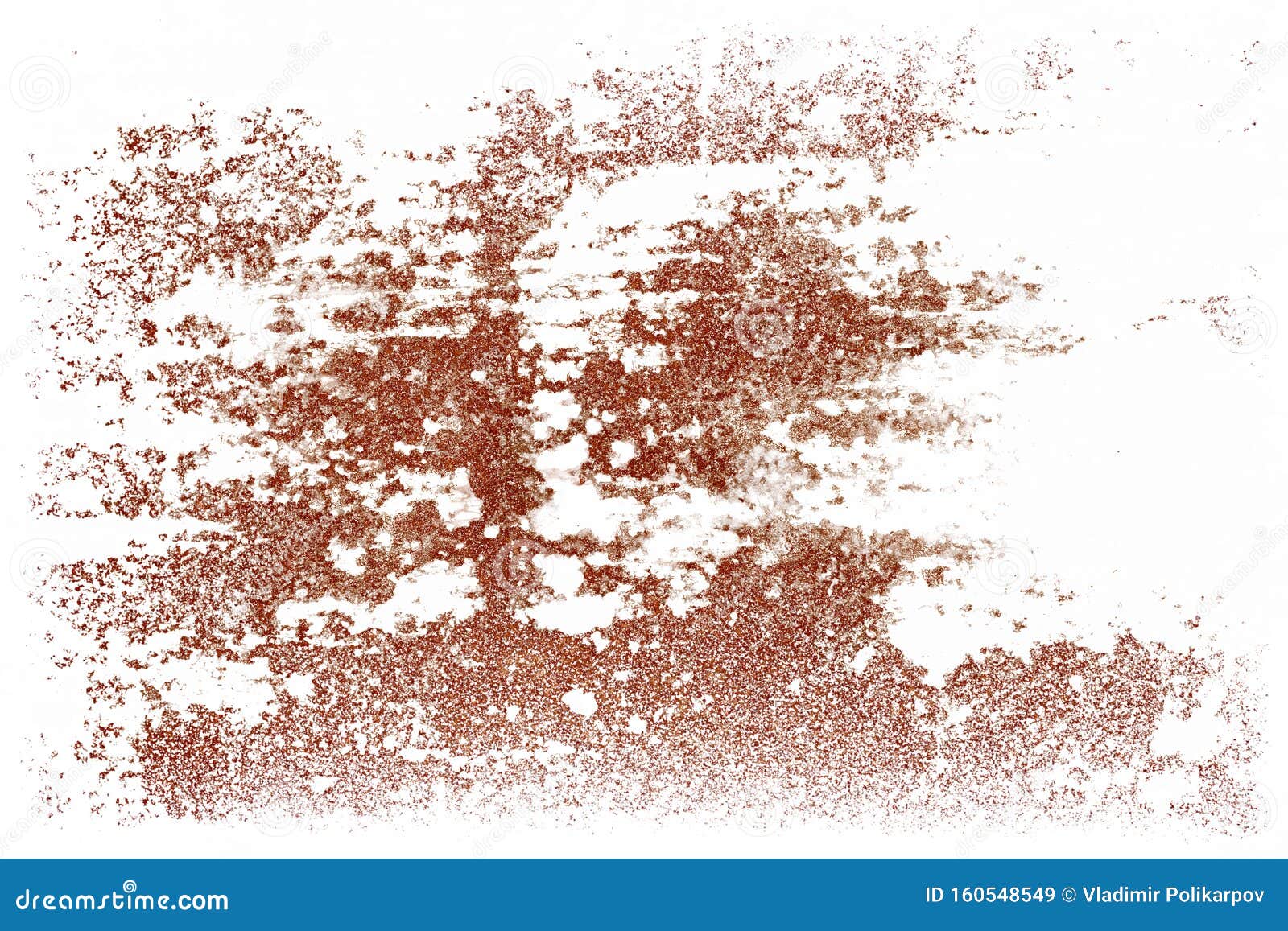 Pieces of Rust on a White Background Stock Image - Image of fuel ...