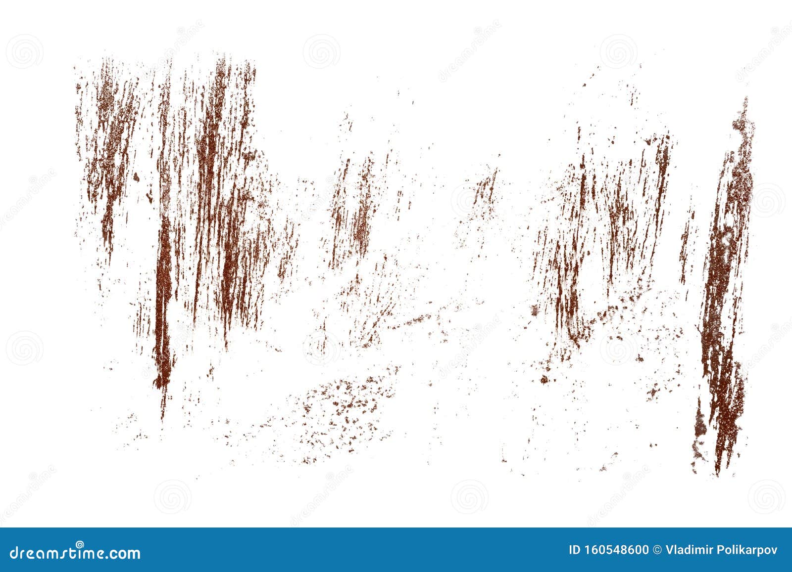 Pieces of Rust on a White Background Stock Photo - Image of ...