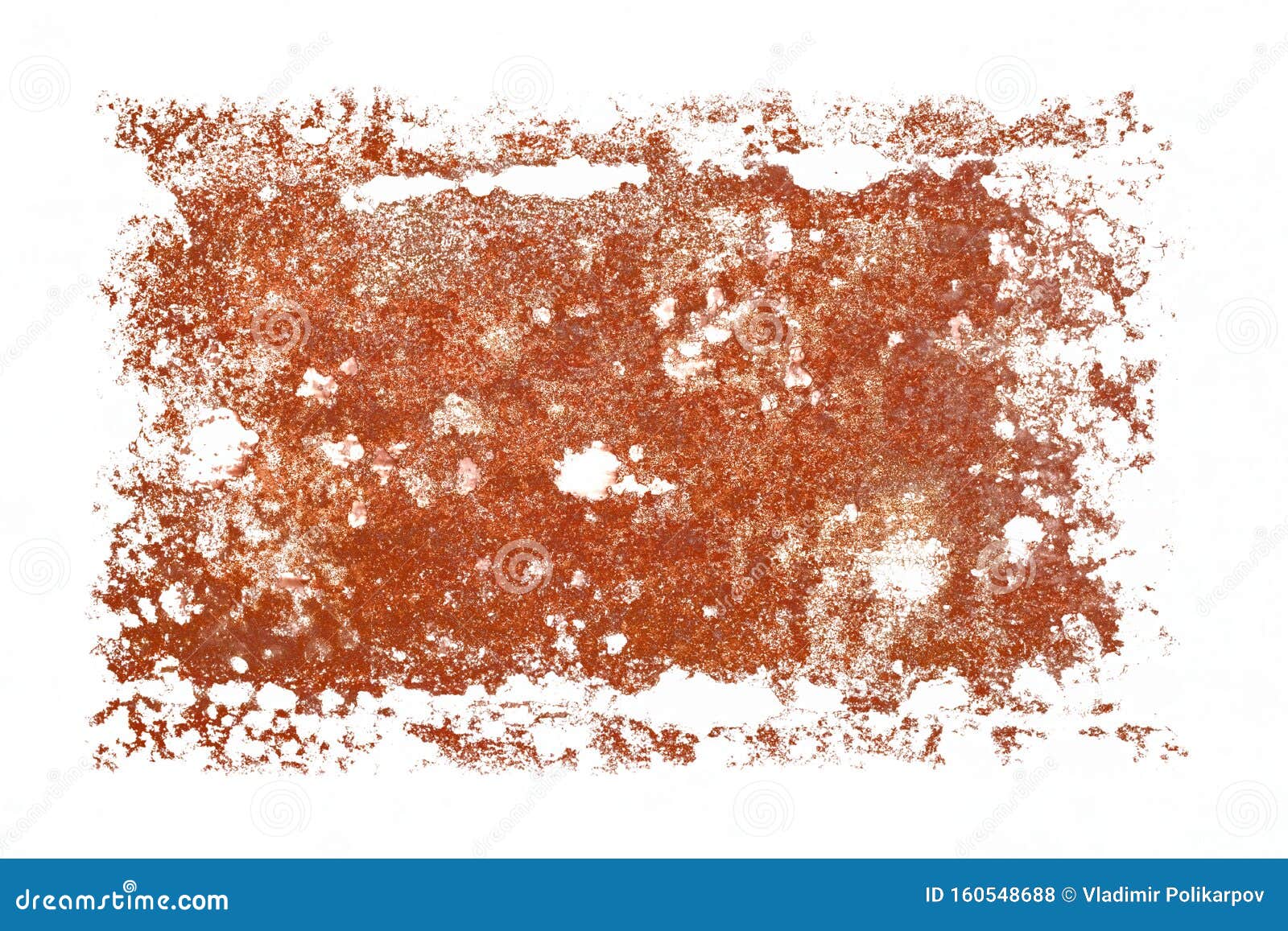 Pieces of Rust on a White Background Stock Photo - Image of ...