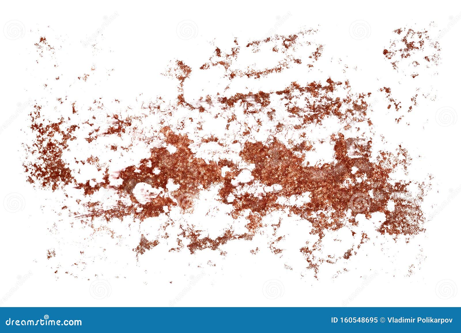 Pieces of Rust on a White Background Stock Image - Image of fireworks ...