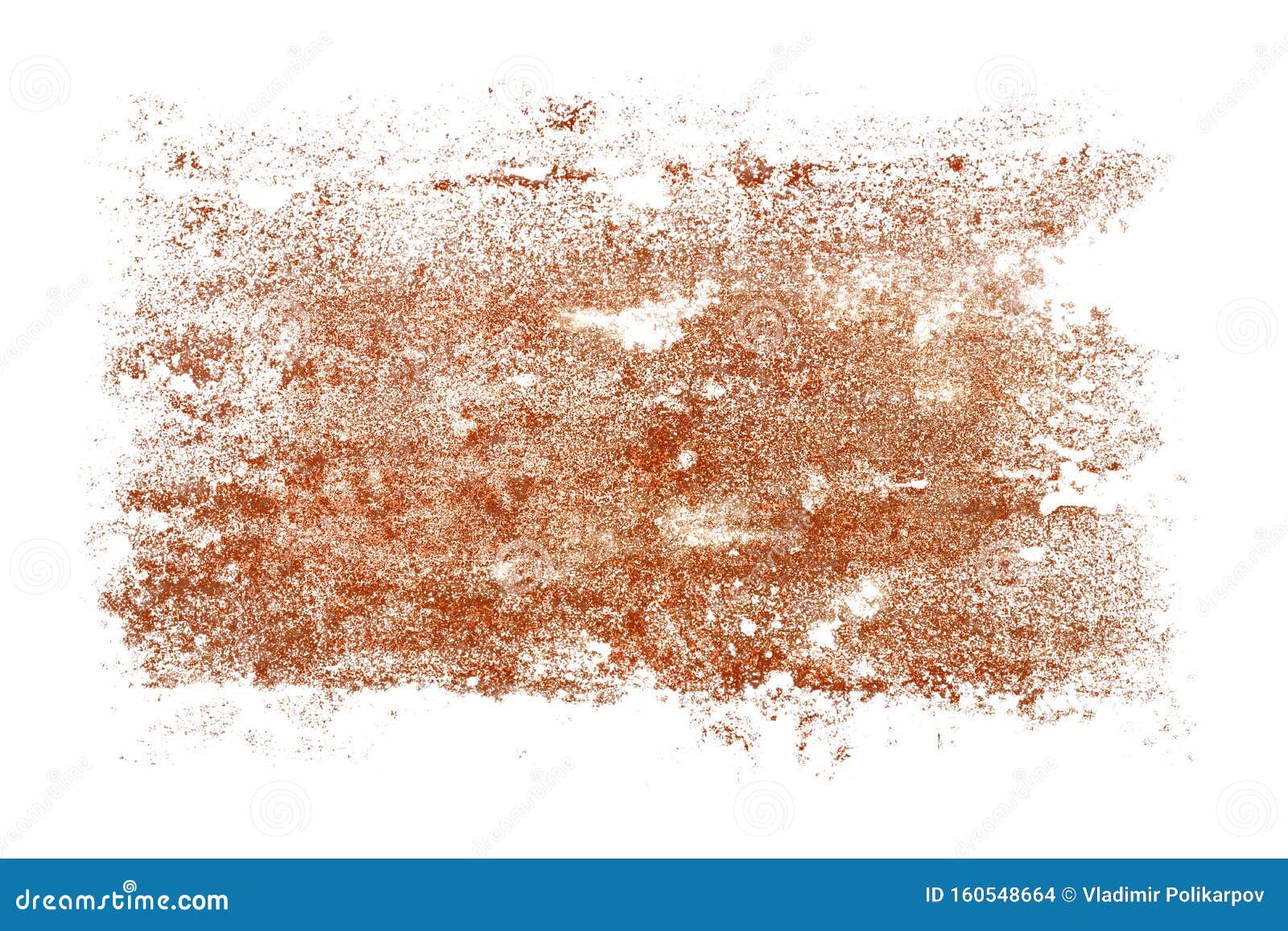Pieces of Rust on a White Background Stock Photo - Image of gold ...