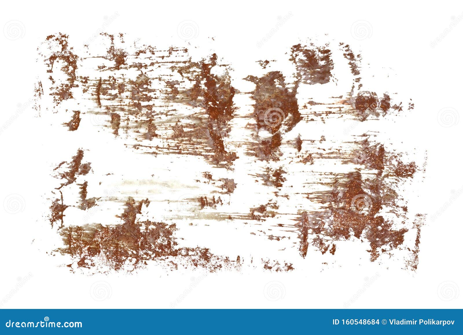 Pieces of Rust on a White Background Stock Photo - Image of chunks ...