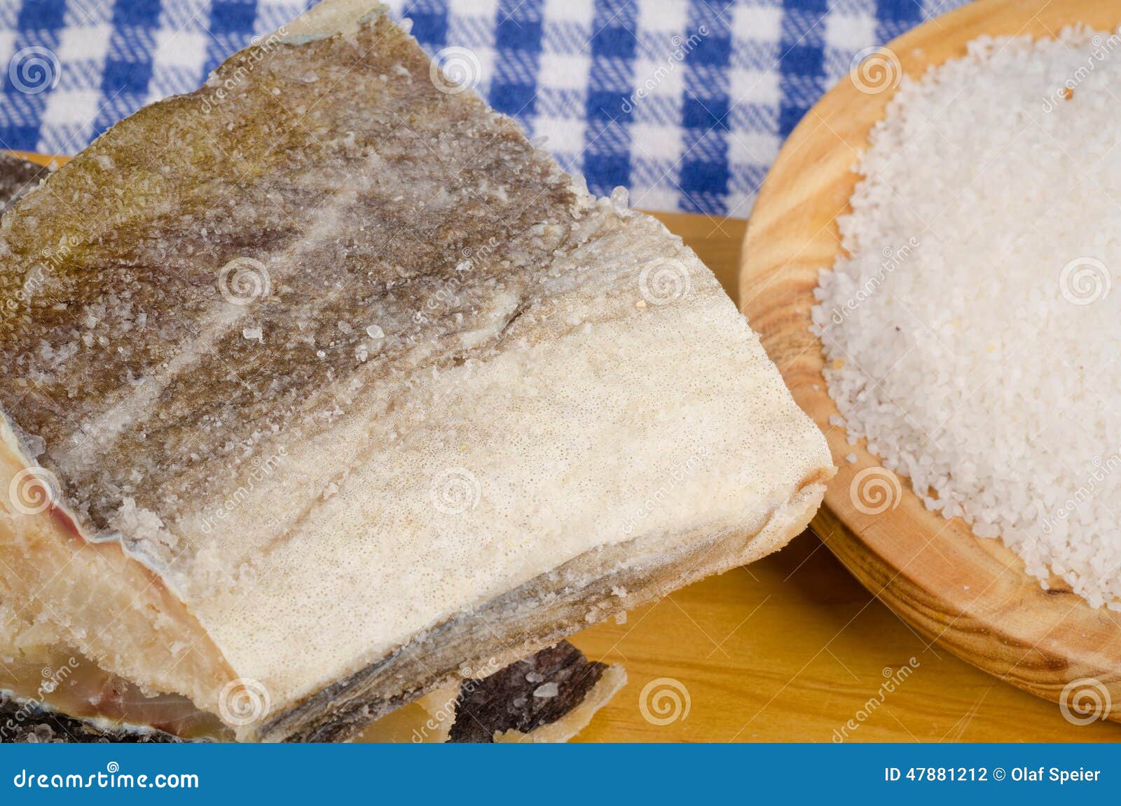 Pieces of Salt Preserved Fish Stock Photo - Image of cured, bacalao ...