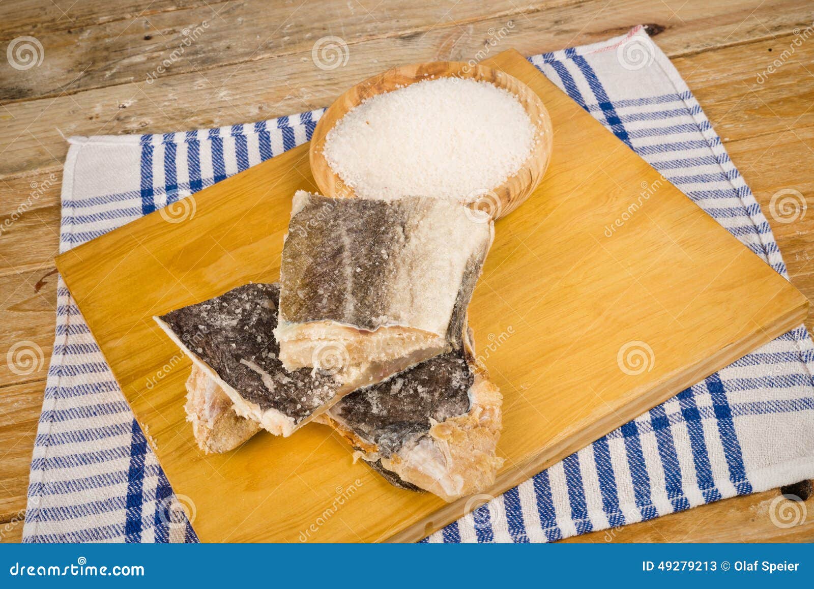Pieces of Salt Preserved Fish Stock Image - Image of salt, horizontal ...