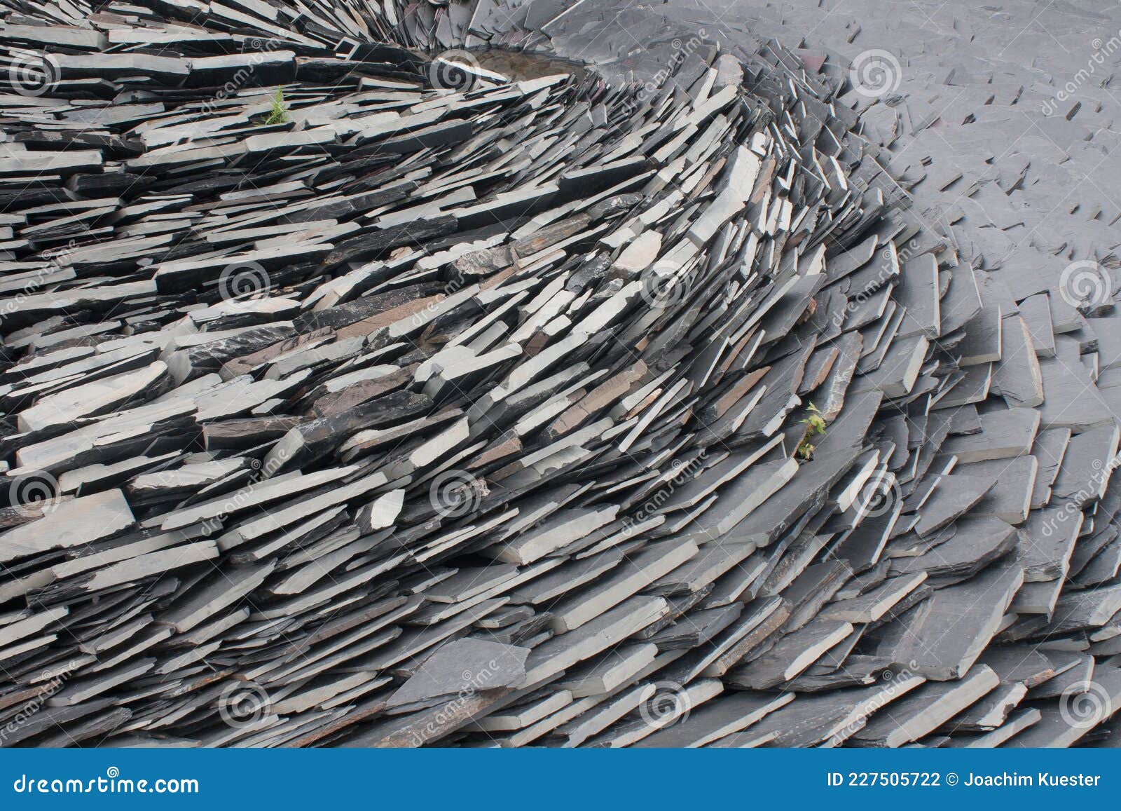 Pieces of Slates Lying upon Another Stock Photo - Image of pieces ...