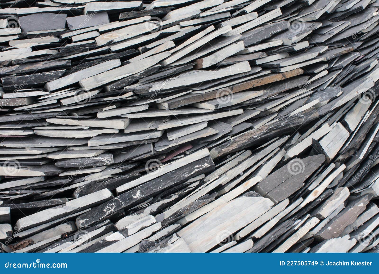 Pieces of Slates Lying upon Another Stock Image - Image of shale ...