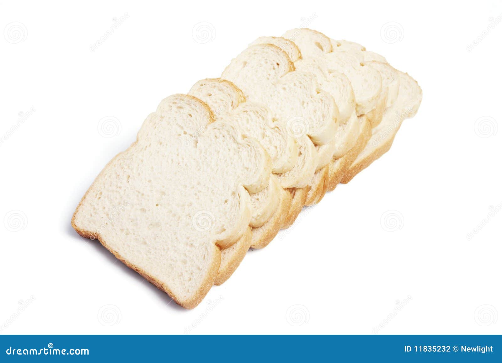 Pieces of Sliced Bread stock photo. Image of sliced, carbohydrates ...